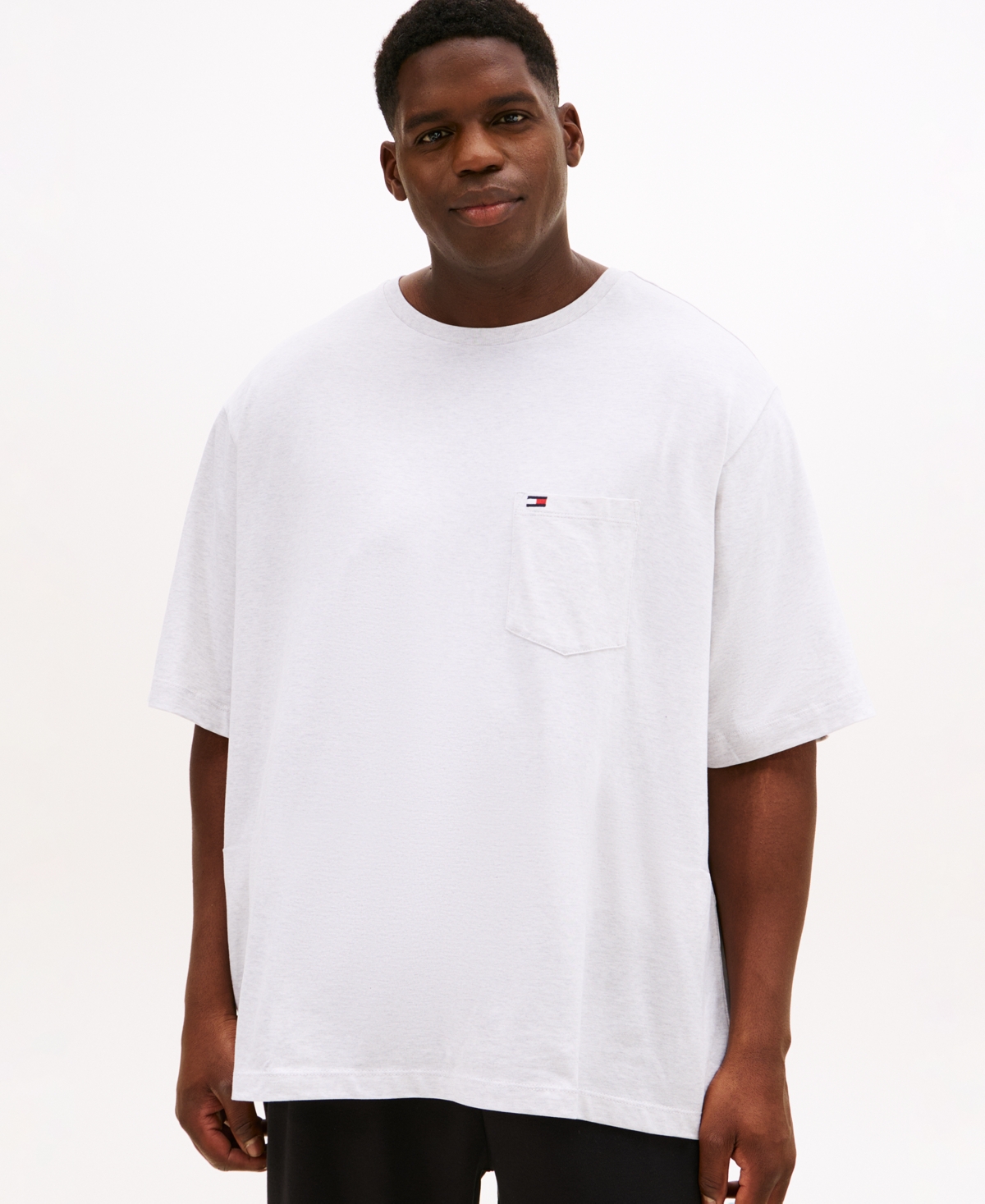 Click here for Tommy Hilfiger Mens Big & Tall Tommy Crew Neck Poc... prices
