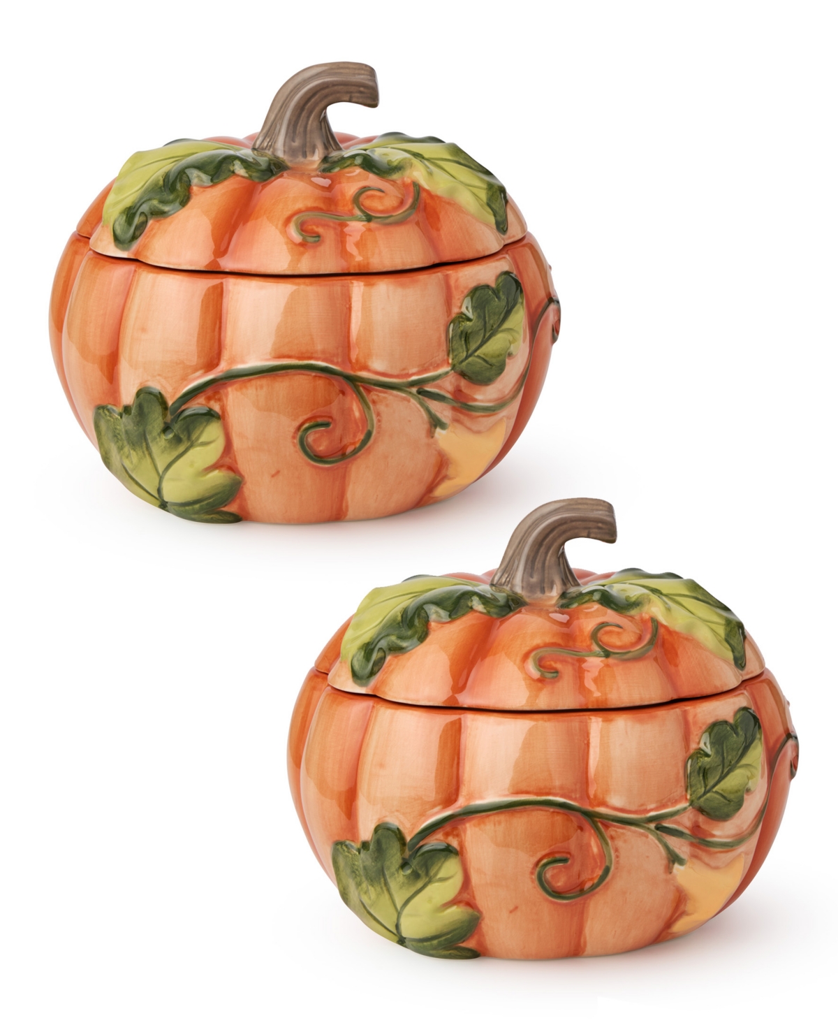 Click here for Certified International Harvest Fields 3-d Pumpkin... prices