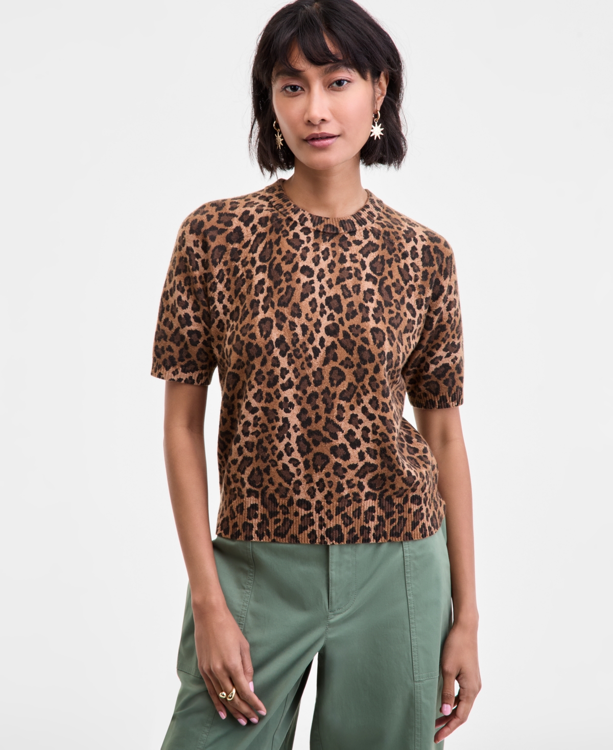 Click here for On 34th Womens Saddle Short Sleeve Sweater  Macys... prices