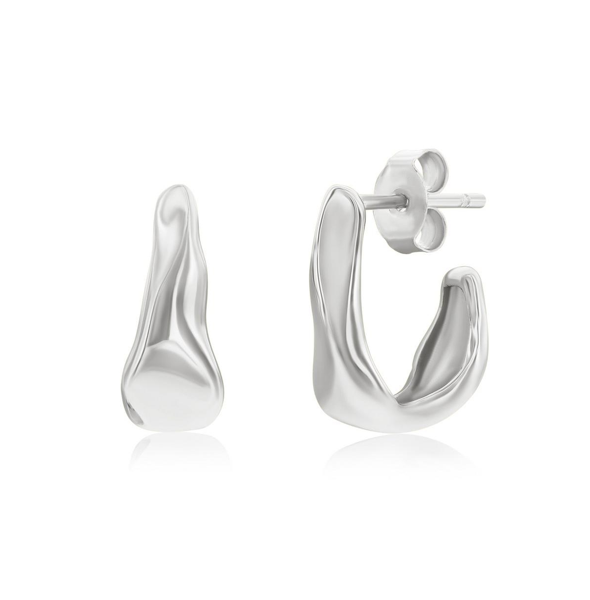 Click here for Simona Sterling Silver  Irregular Shaped Earrings... prices