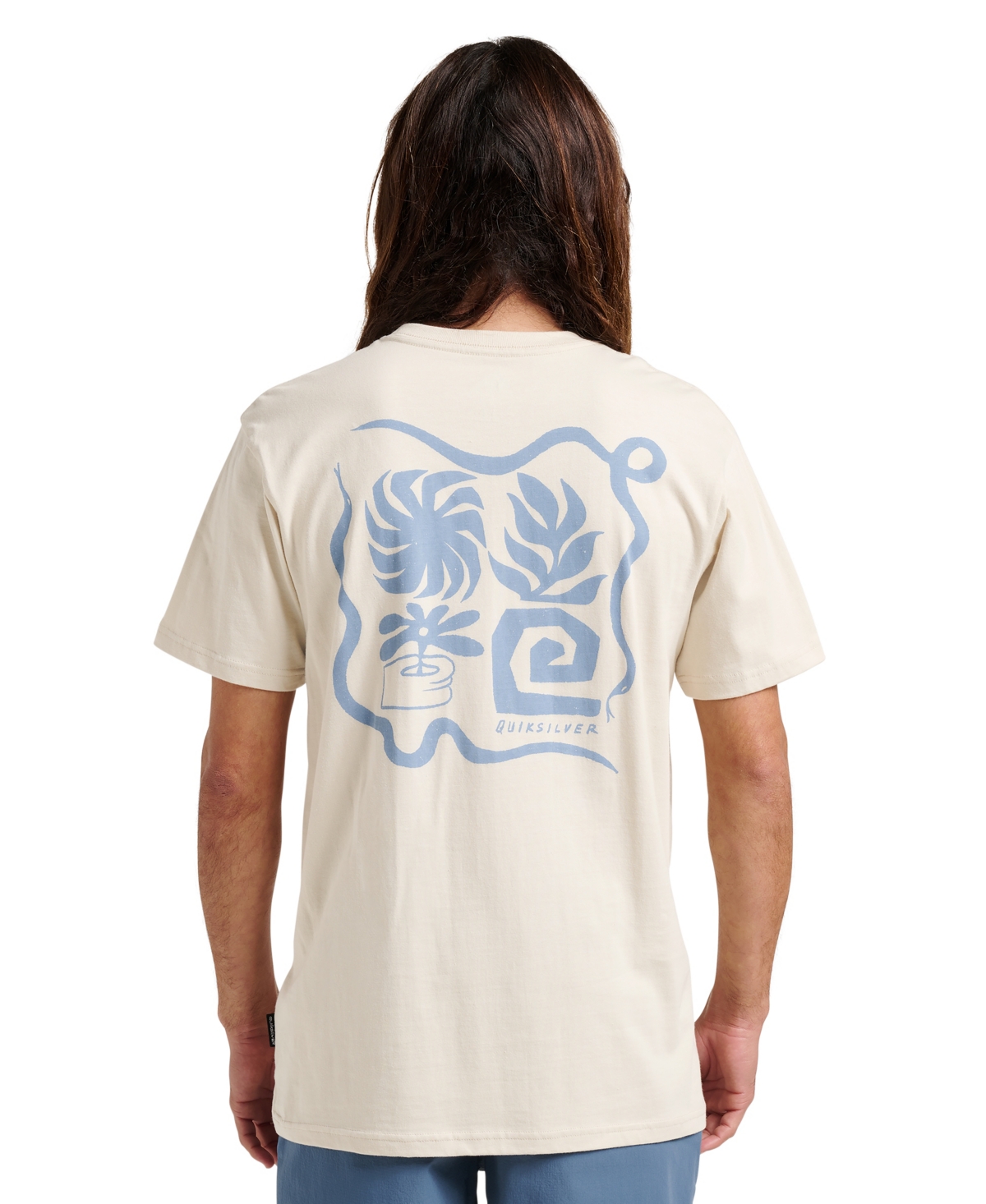 Click here for Quiksilver Mens Peaceful Livin T-Shirt - Moonstruc... prices
