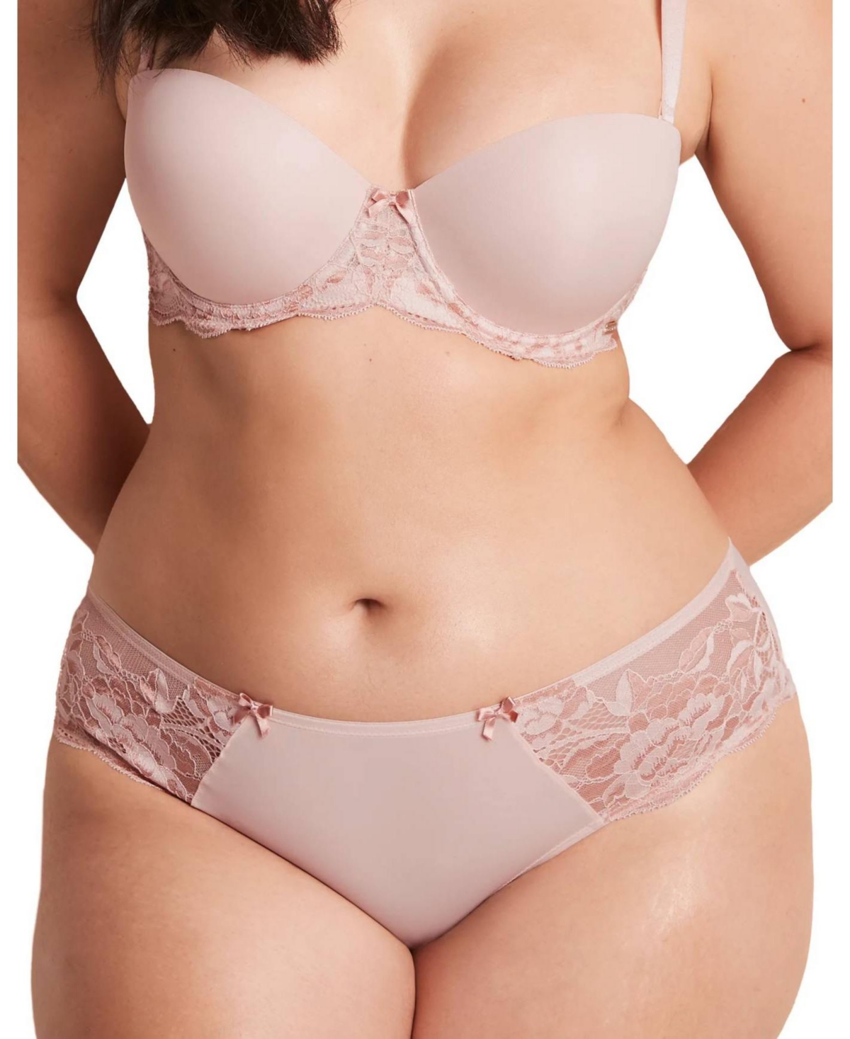 Click here for Adore Me Lyza Womens Plus-Size Hipster Panty - Lig... prices