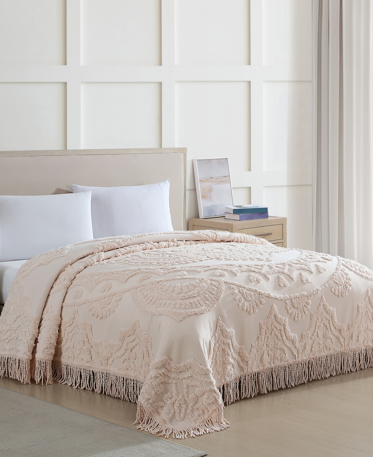 Click here for Beatrice Home Fashions Lotus Chenille Lightweight... prices