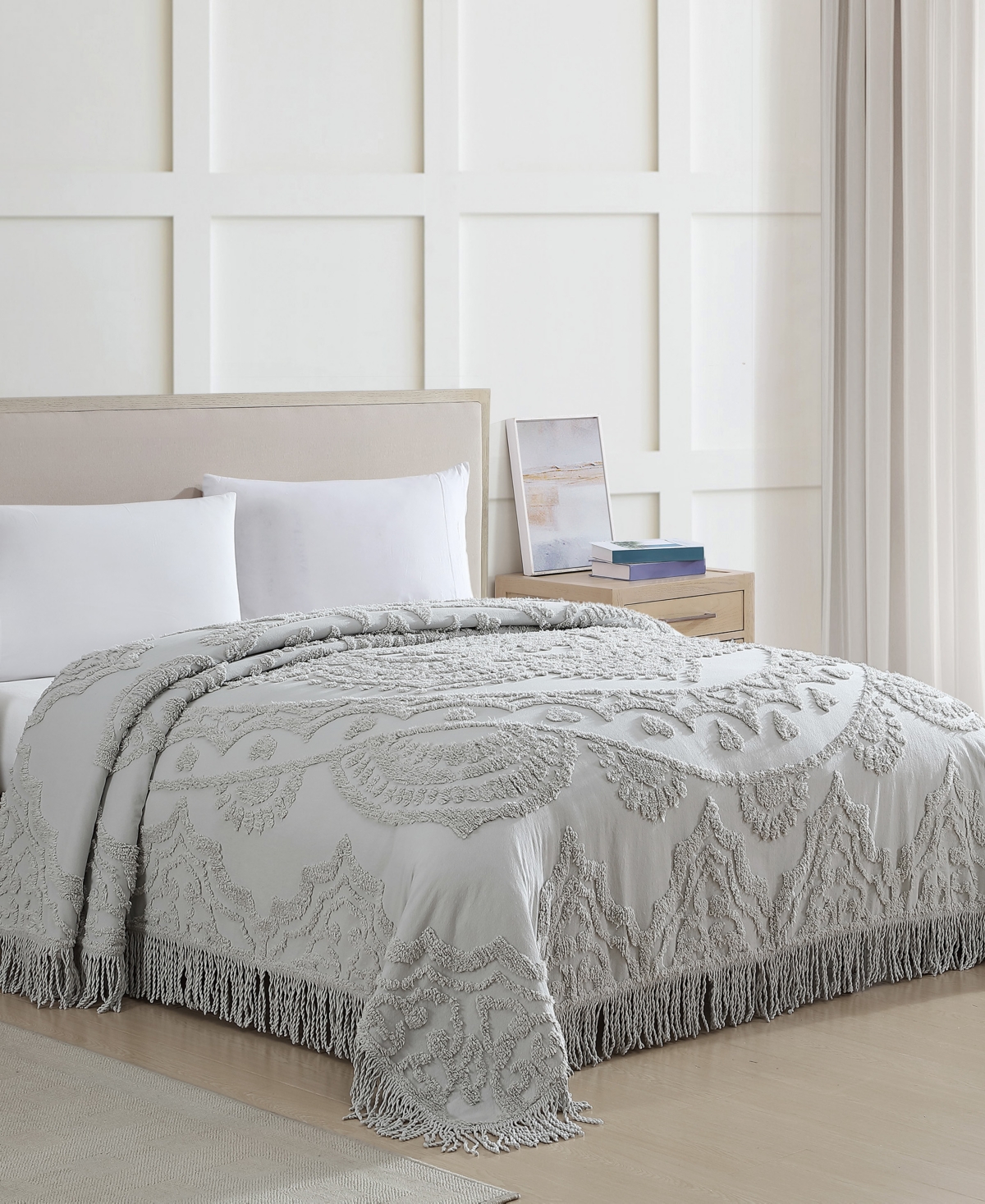 Click here for Beatrice Home Fashions Lotus Chenille Lightweight... prices