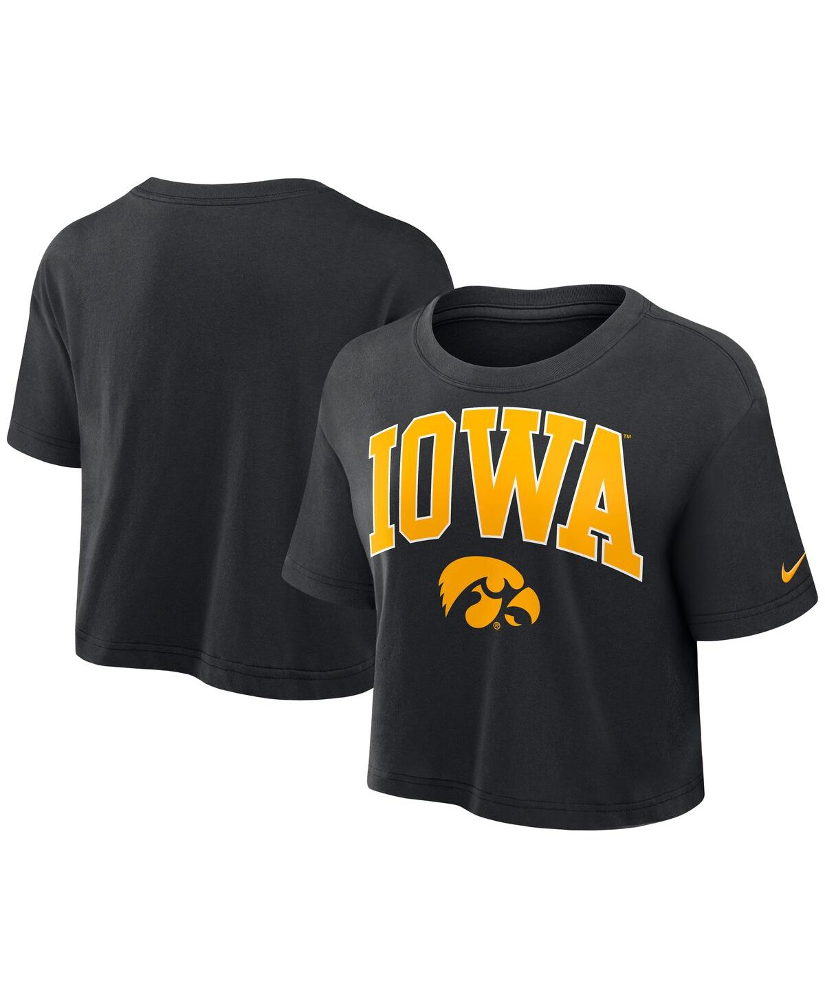 Click here for Nike Womens Black Iowa Hawkeyes Athletic Prep Arch... prices