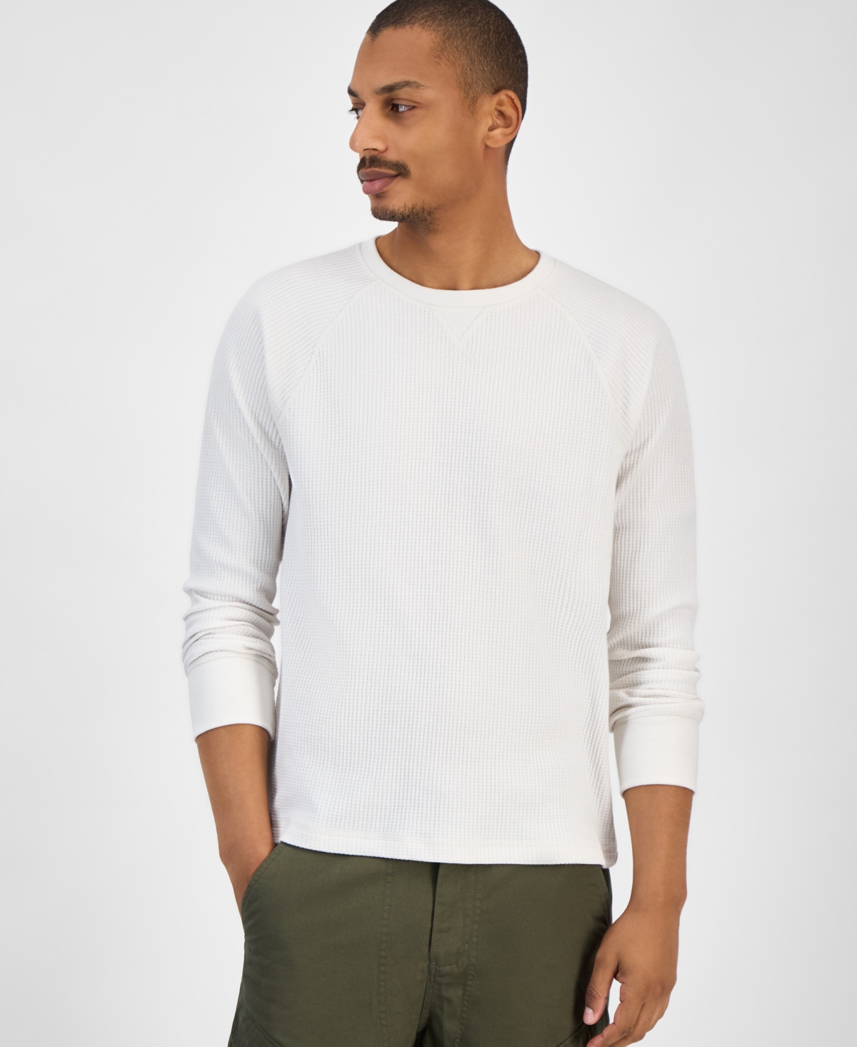 Click here for Sun + Stone Mens Waffle-Knit Thermal Shirt  Macys... prices