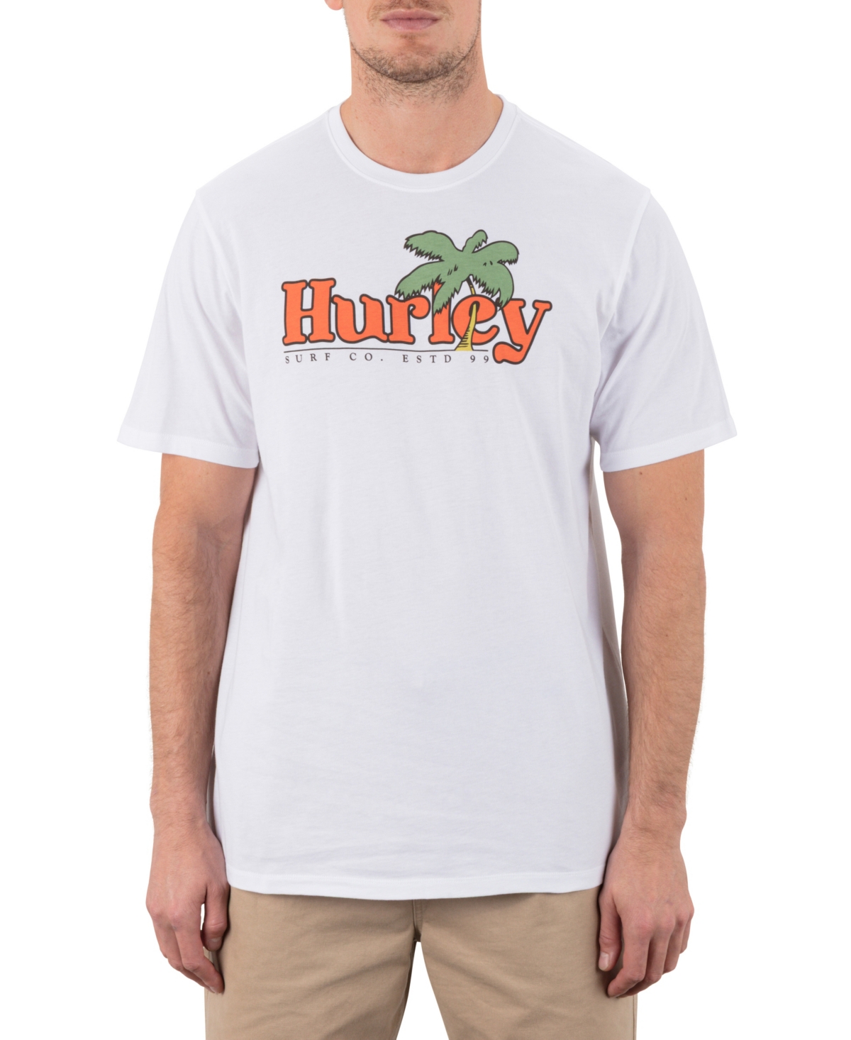 Click here for Hurley Mens Short Sleeve T-Shirt - White prices