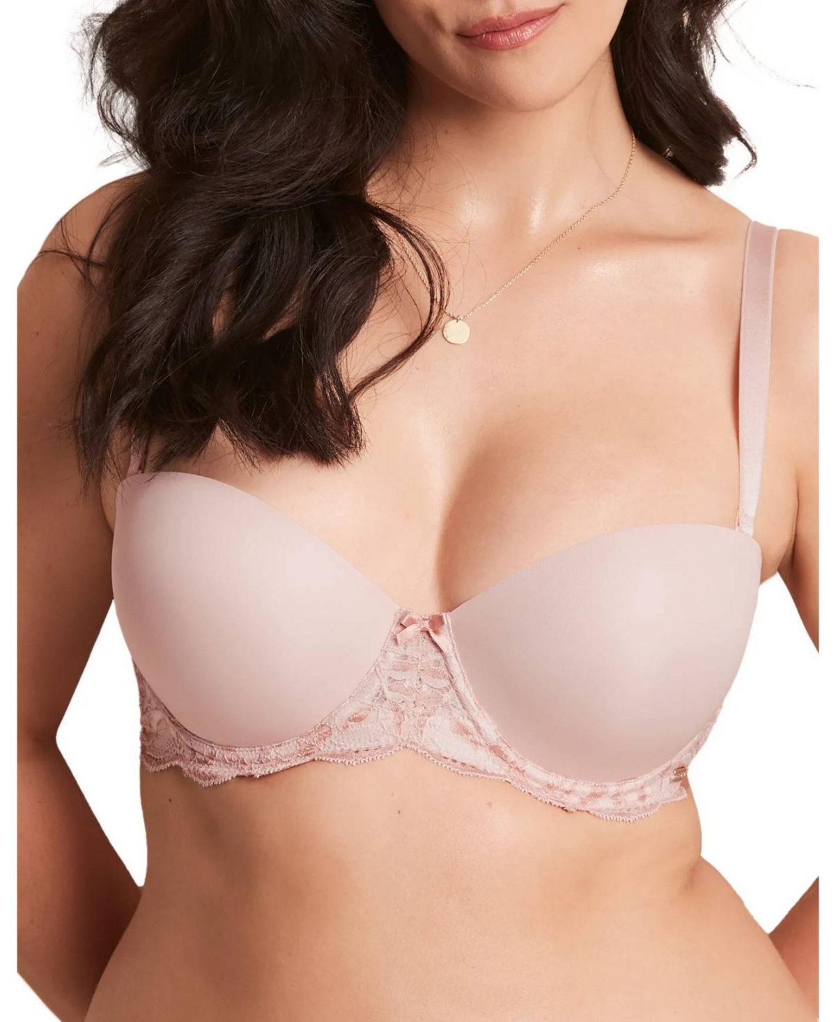 Click here for Adore Me Womens Lyza Push Up Balconette Bra - Ligh... prices