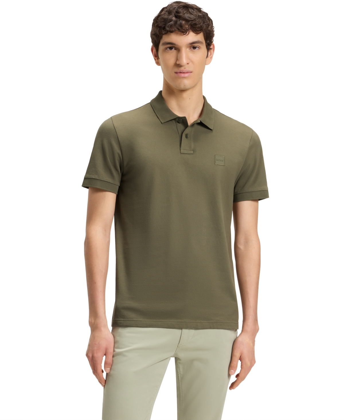 Click here for Boss by Hugo Boss Mens Slim-Fit Stretch-Cotton Log... prices