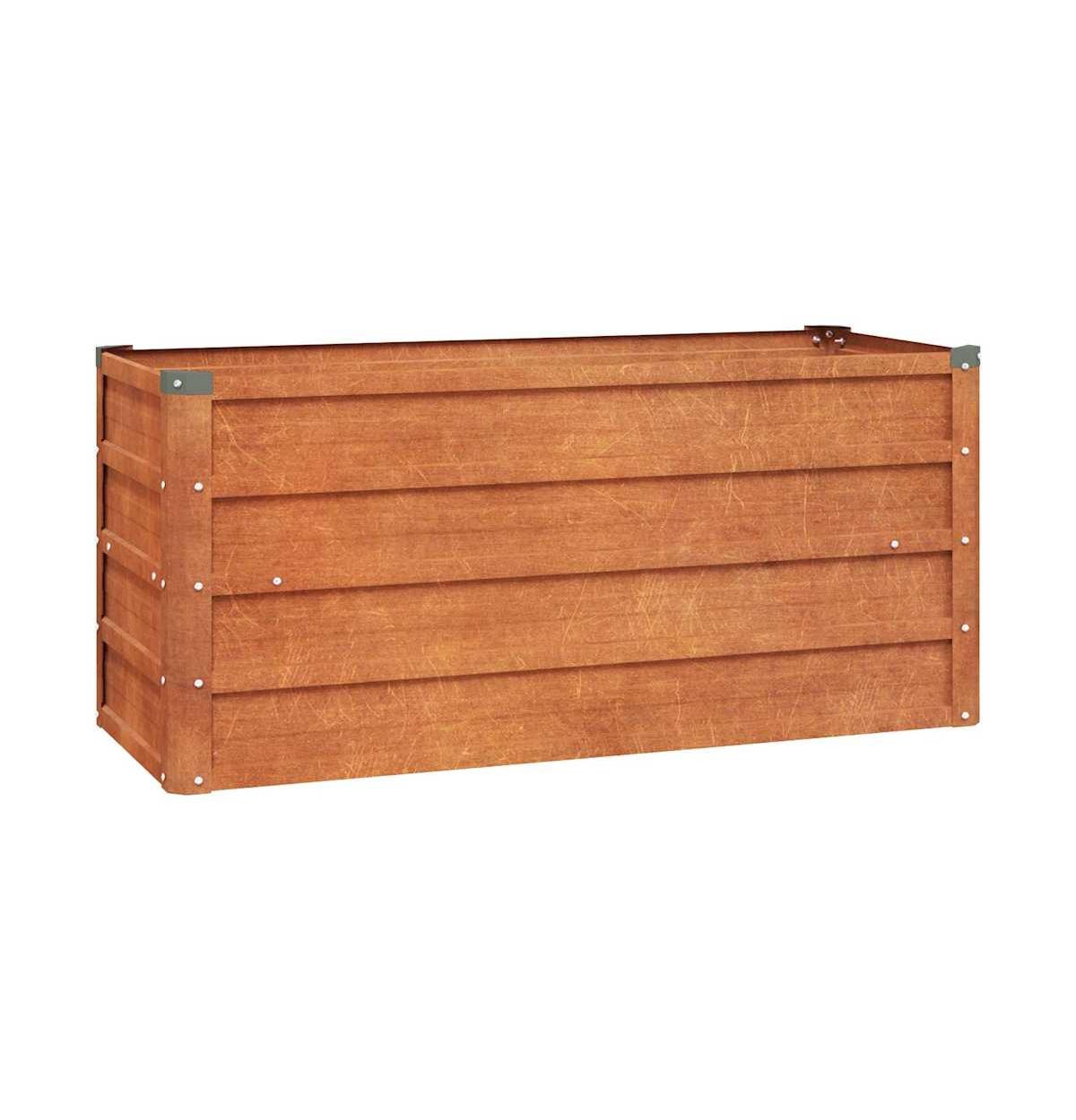 Click here for vidaXL Garden Raised Bed Rusty 39.4"x15.7... prices