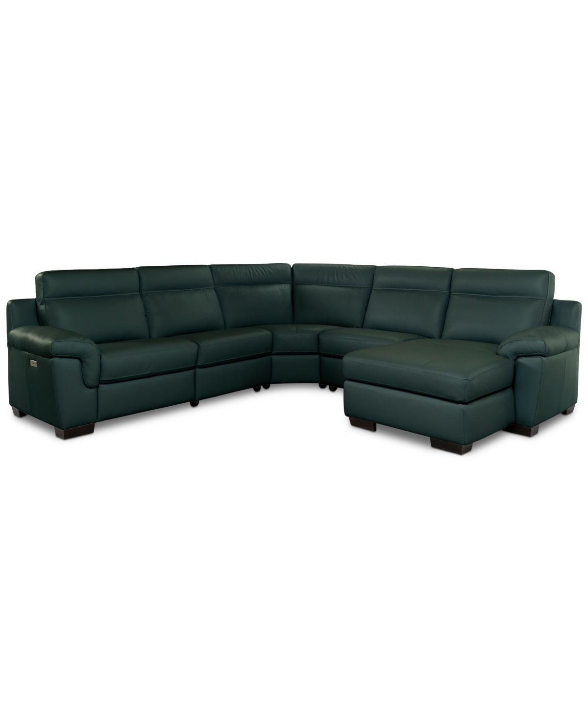 Click here for Julius Ii 5-Pc. Leather Chaise Sectional with 1 Po... prices