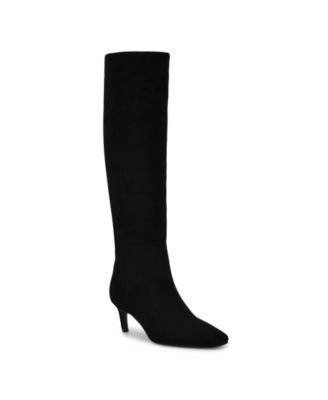 Click here for Nine West Womens Caddy Tall Kitten Heel Boots Regu... prices