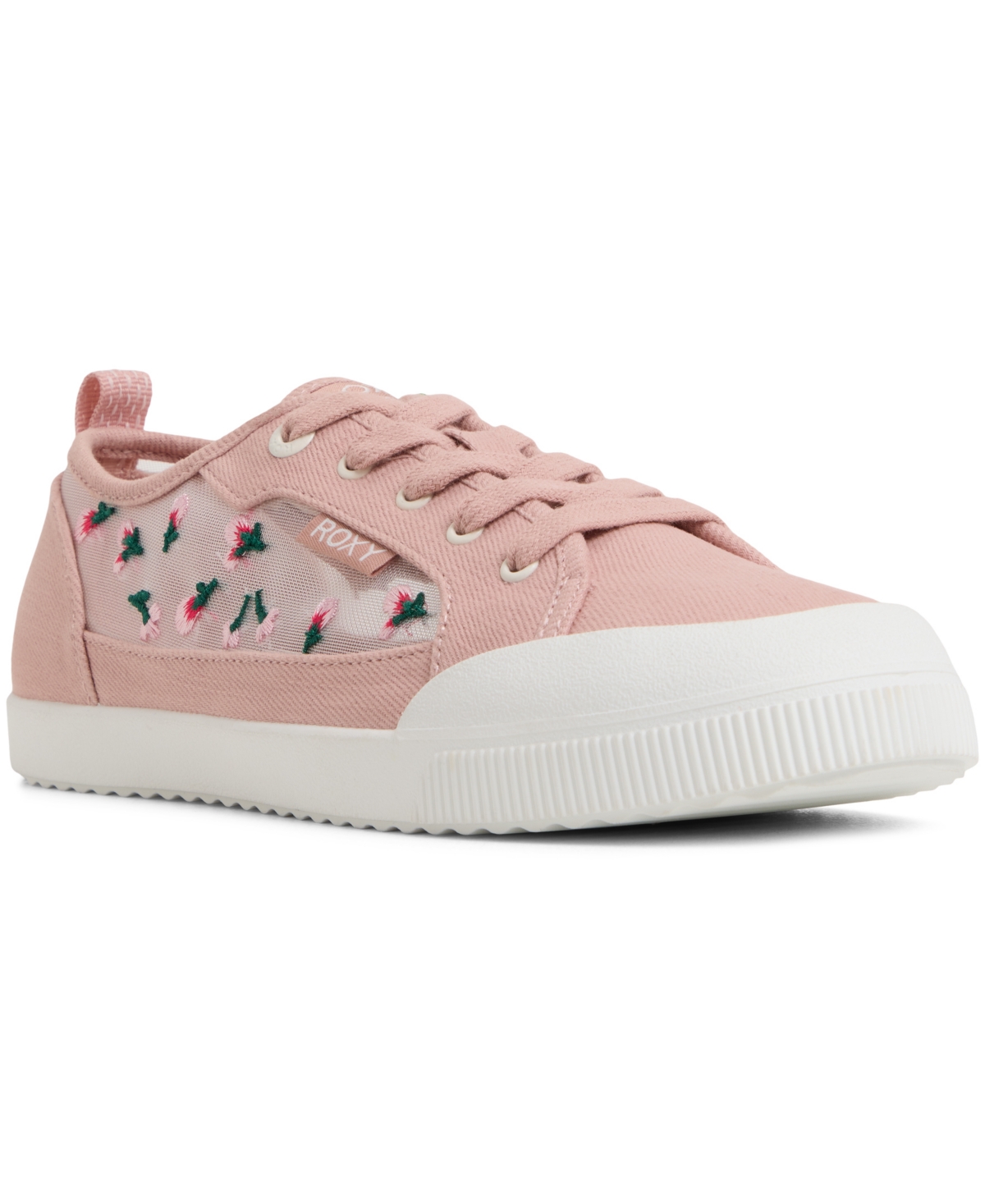 Click here for Roxy Womens Shorebreak Lace Up Sneakers - Rose prices