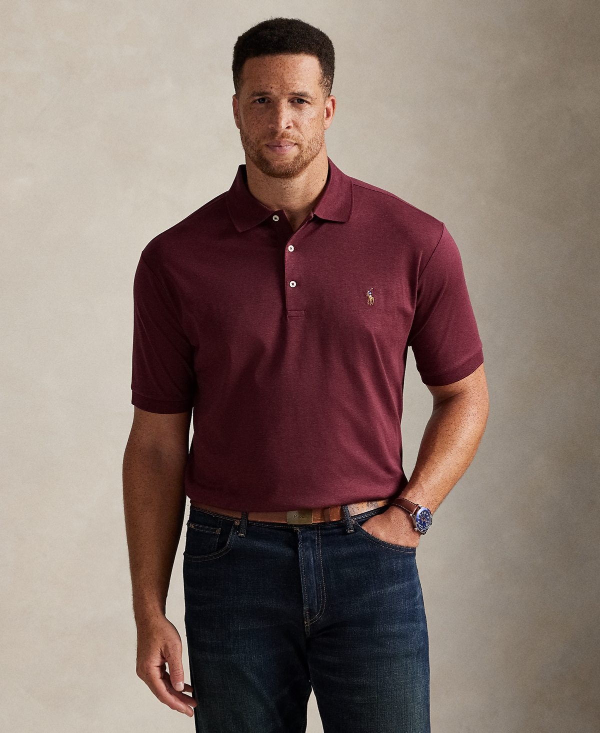 Click here for Polo Ralph Lauren Mens Big & Tall Classic Fit Soft... prices