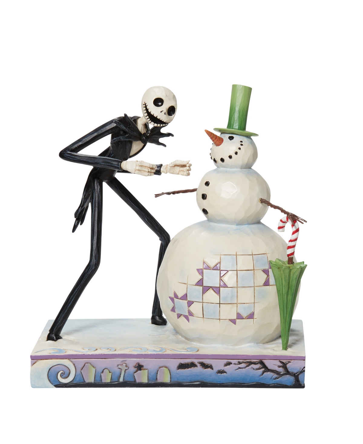 Click here for Jim Shore Disney Traditions Jack with Snowman - Mu... prices