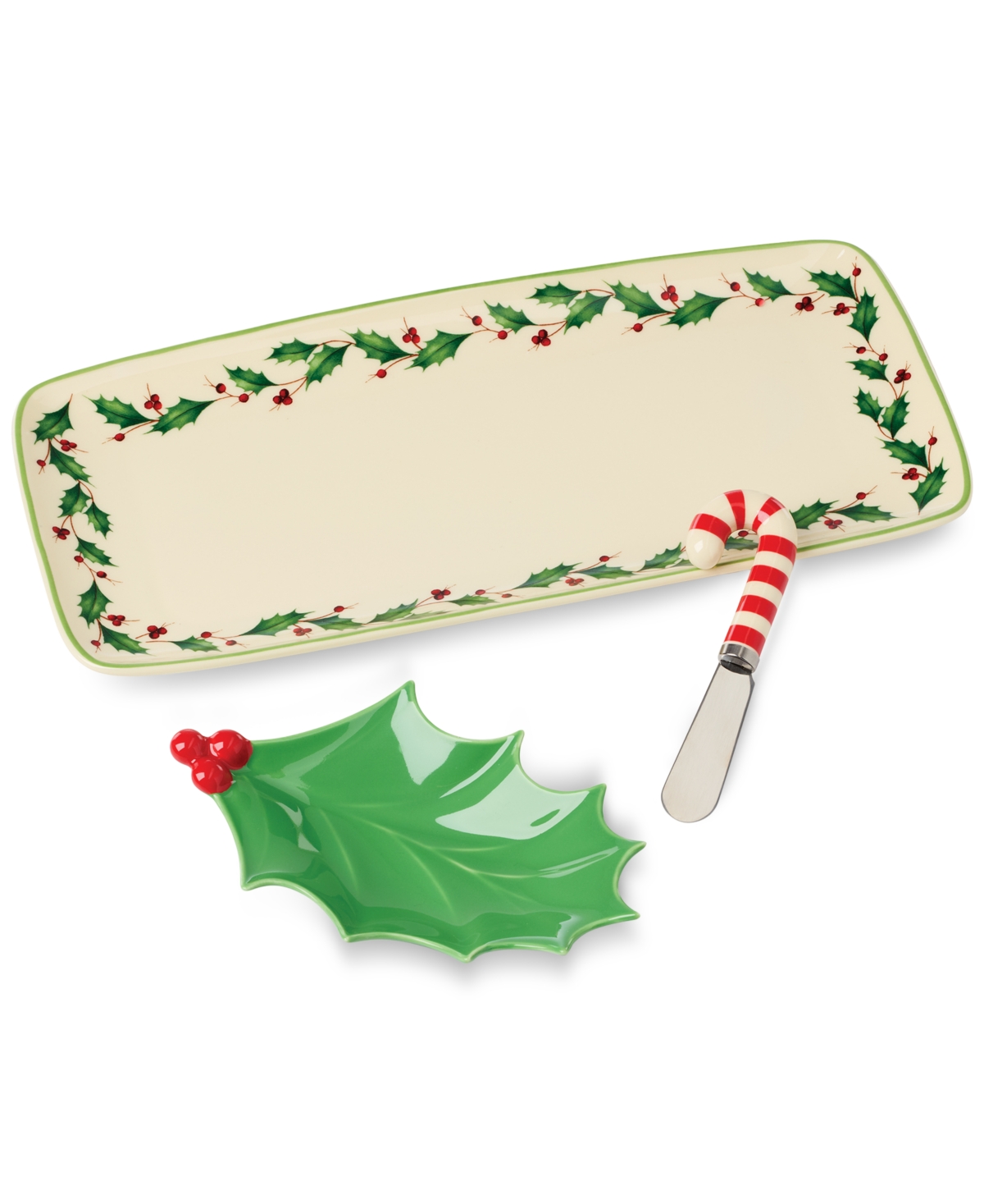 Click here for Lenox Holiday 3-Piece Hostess Set with Spreader -... prices