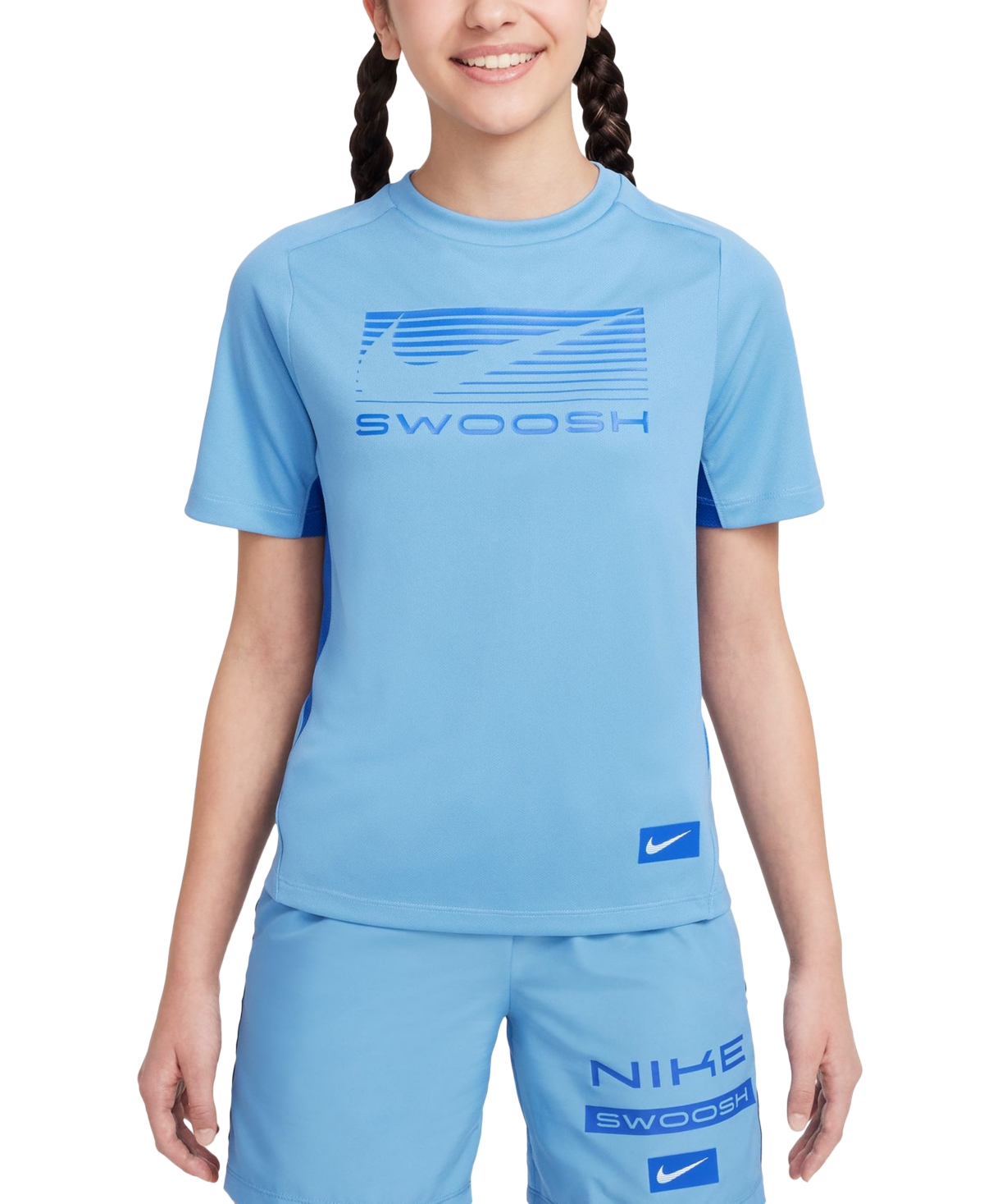 Click here for Nike Unisex Dri-fit Short-Sleeve T-Shirt - Blue Be... prices
