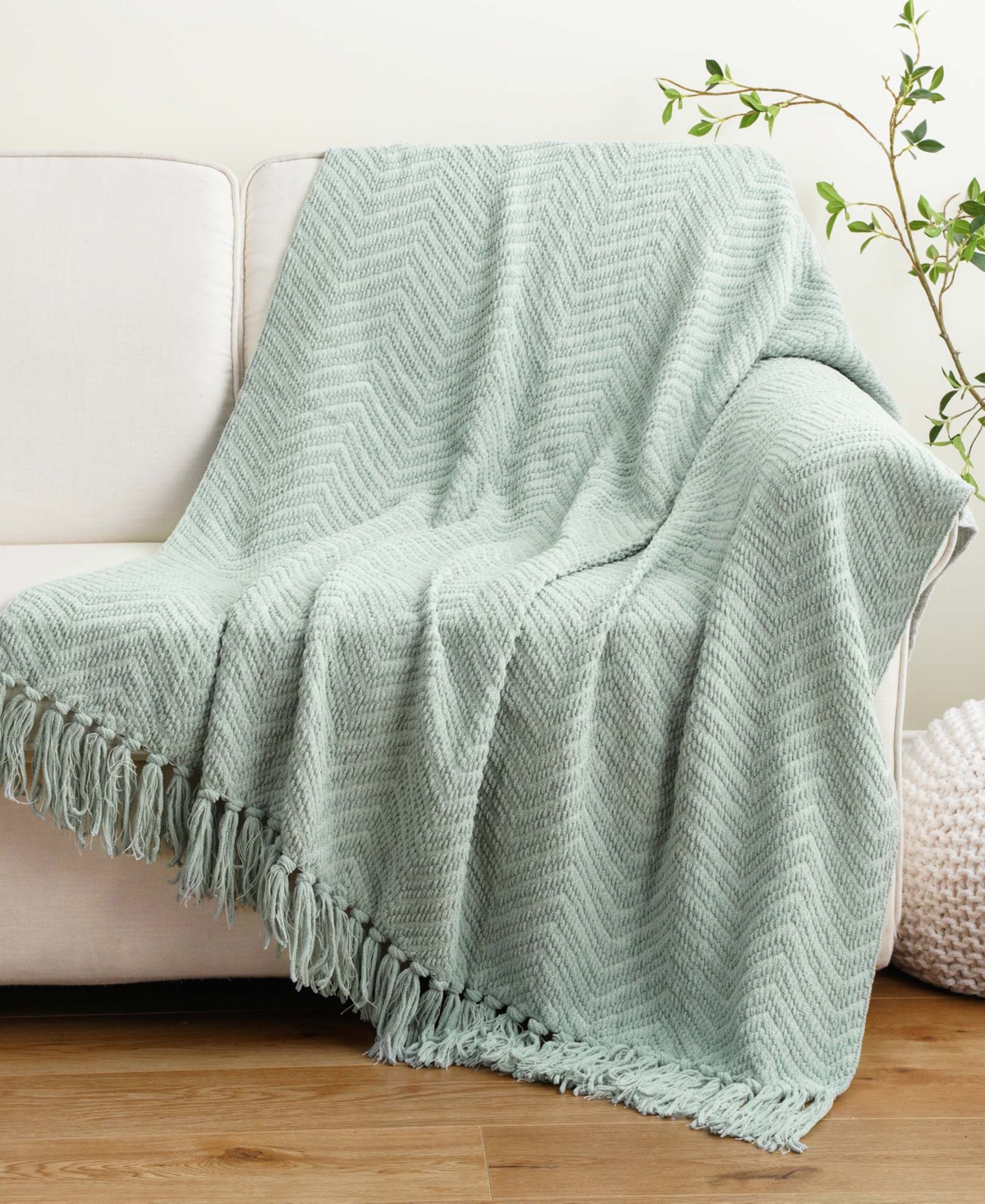Click here for Battilo Herringbone Chenille Knit Throw  50 x 60 -... prices