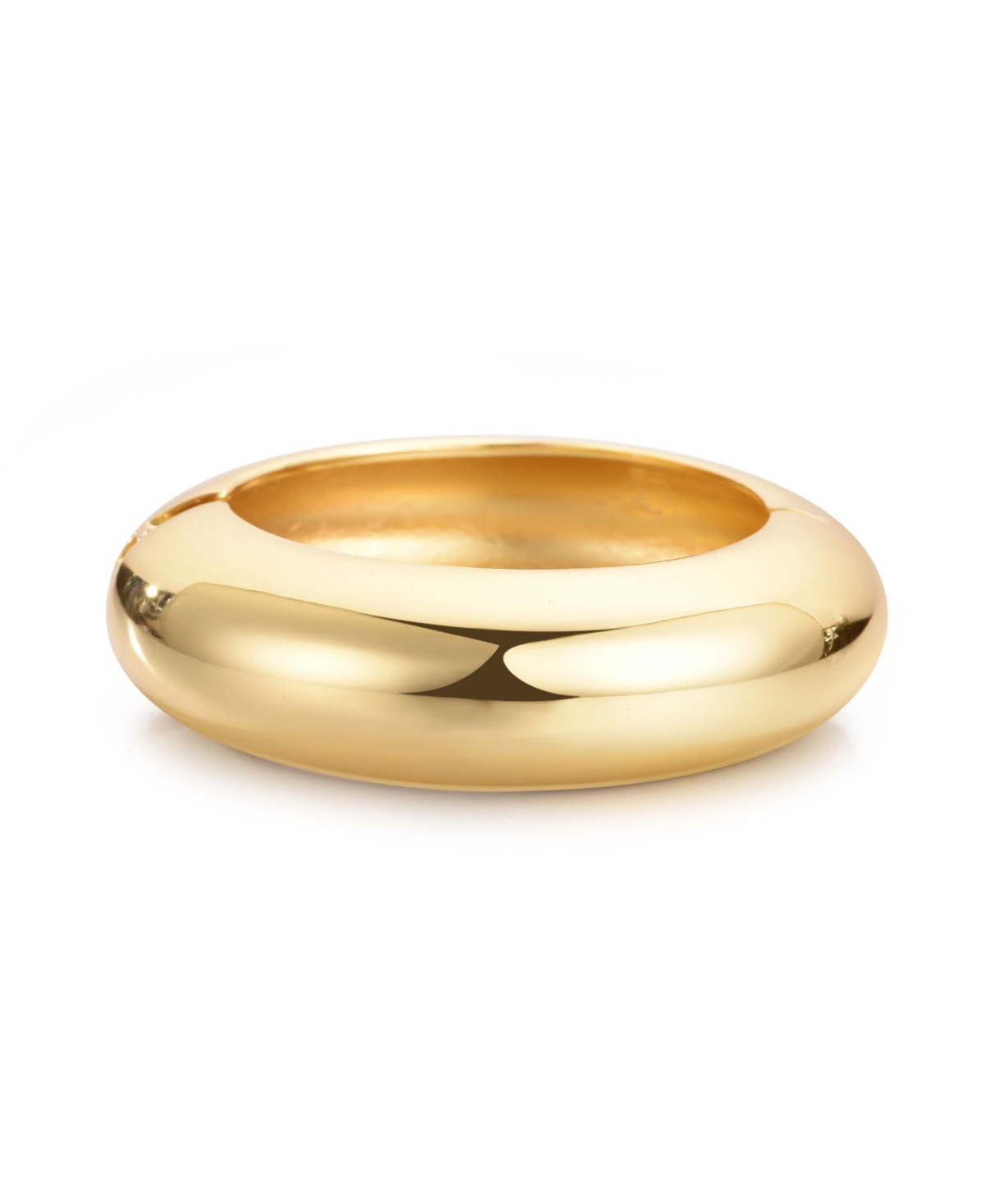 Click here for Adornia Chunky Dome Bangle Bracelet - Gold prices