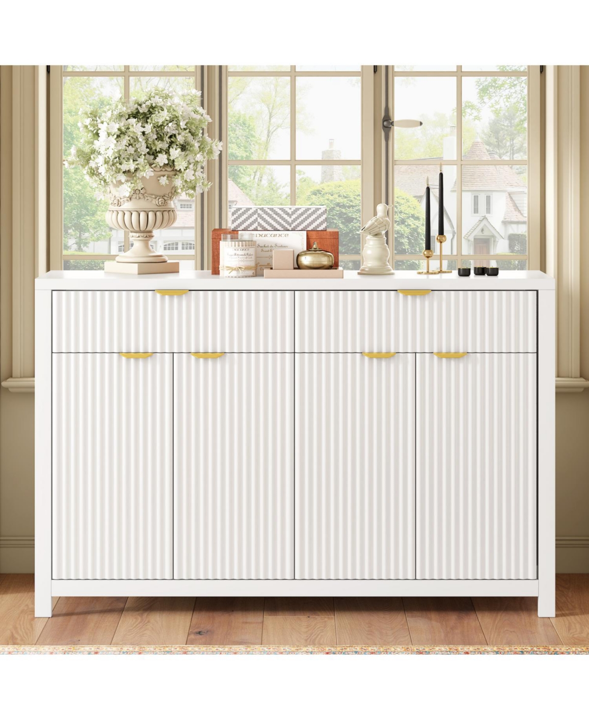 Click here for Streamdale Furniture Wave-Pattern Sideboard Cabine... prices