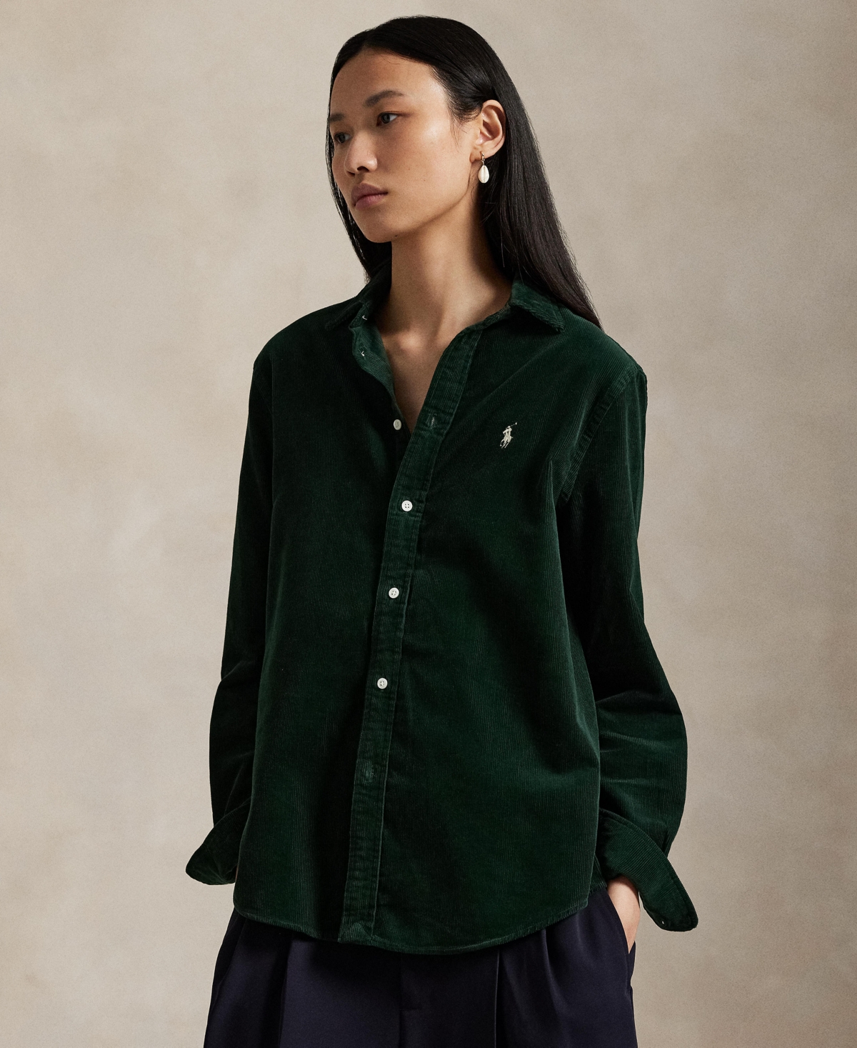 Click here for Polo Ralph Lauren Womens Classic-Fit Cotton Cordur... prices
