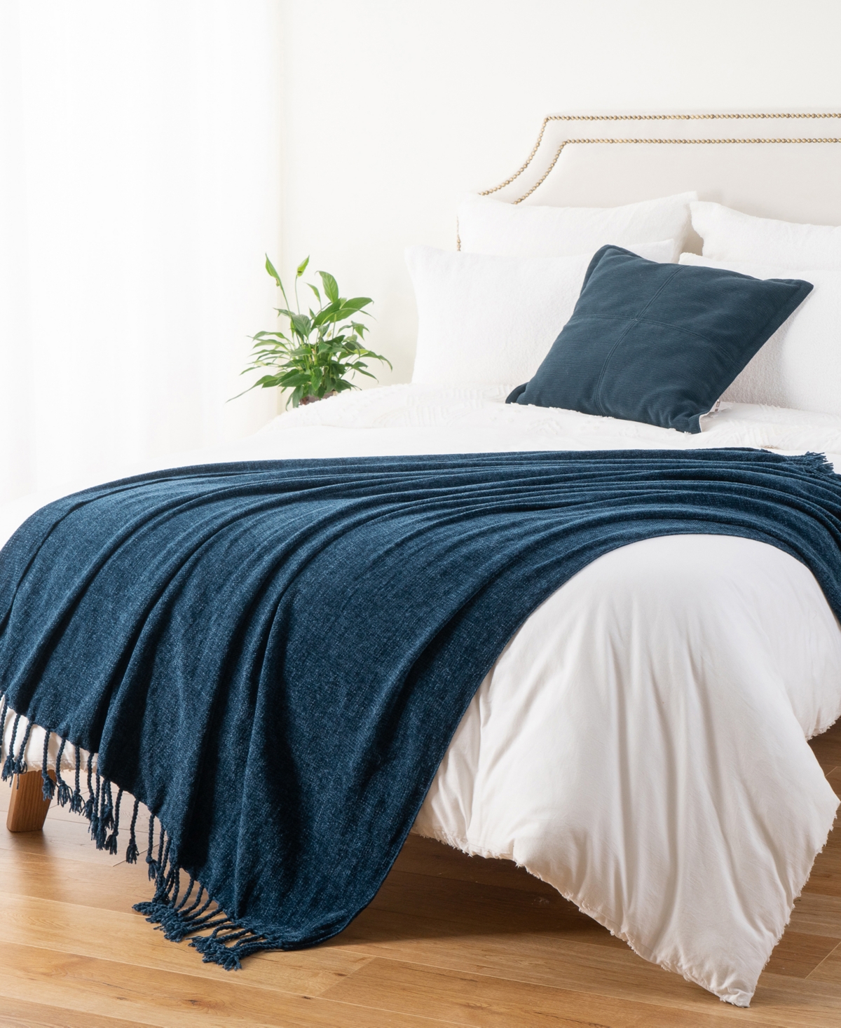 Click here for Battilo Lifestyle Chenille Throw with Fringe Tasse... prices