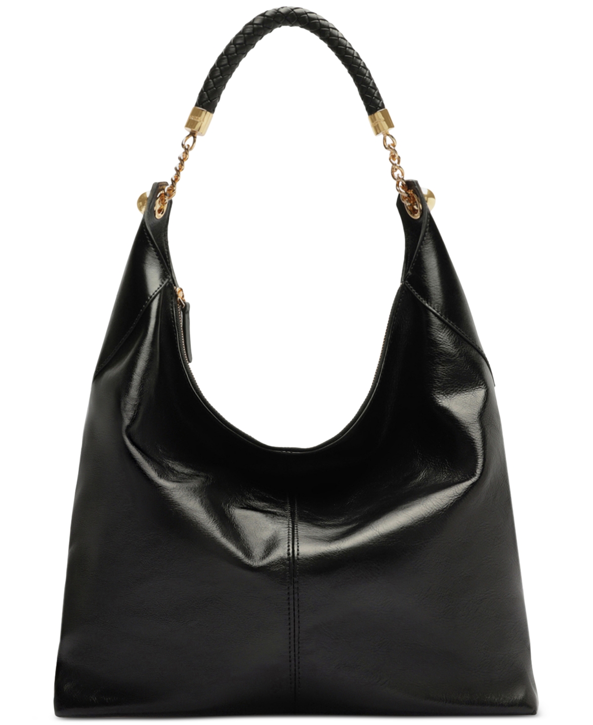 Click here for Arezzo Sloane Large Leather Hobo - Black prices