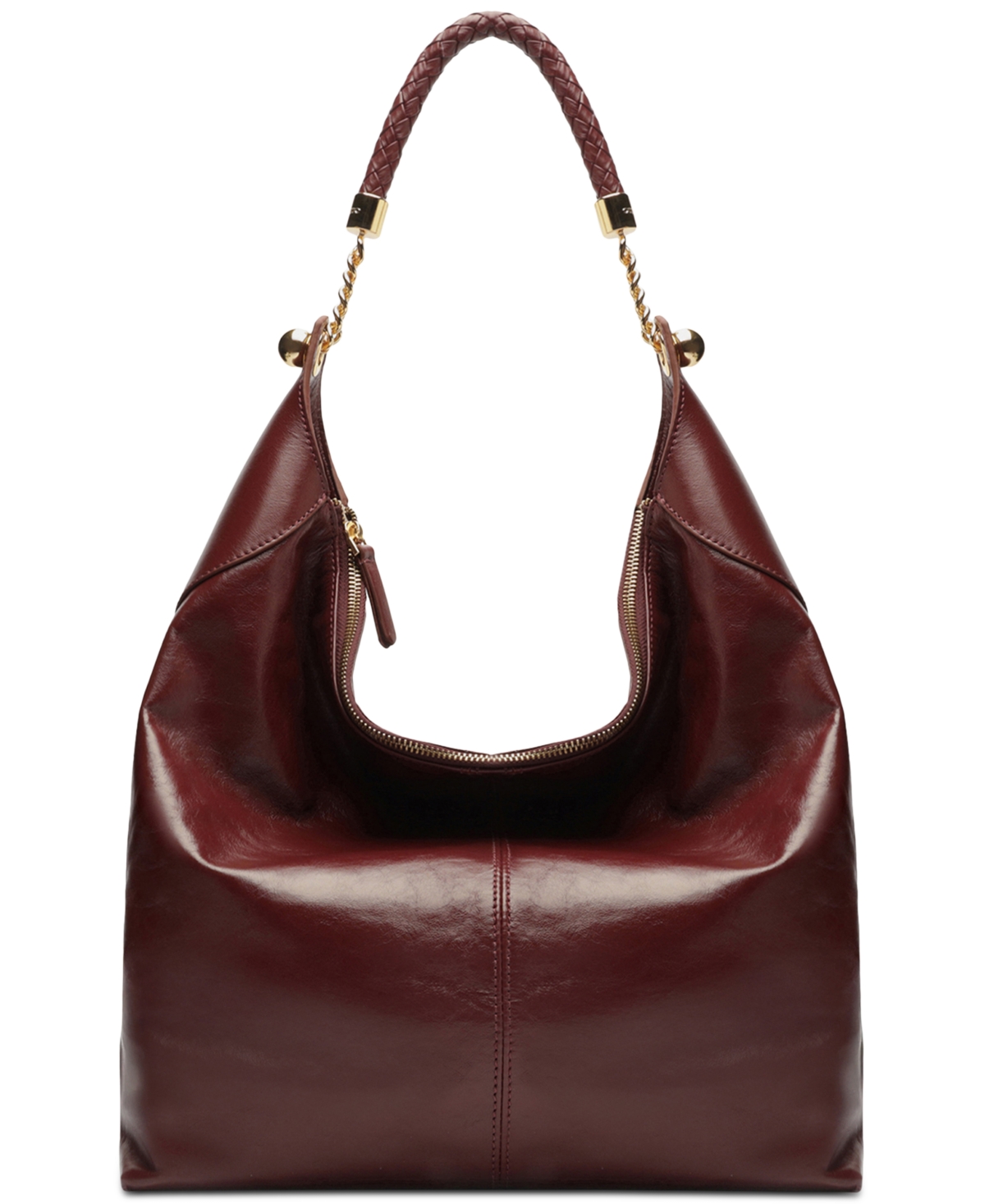 Click here for Arezzo Sloane Large Leather Hobo - Fresh Ruby prices