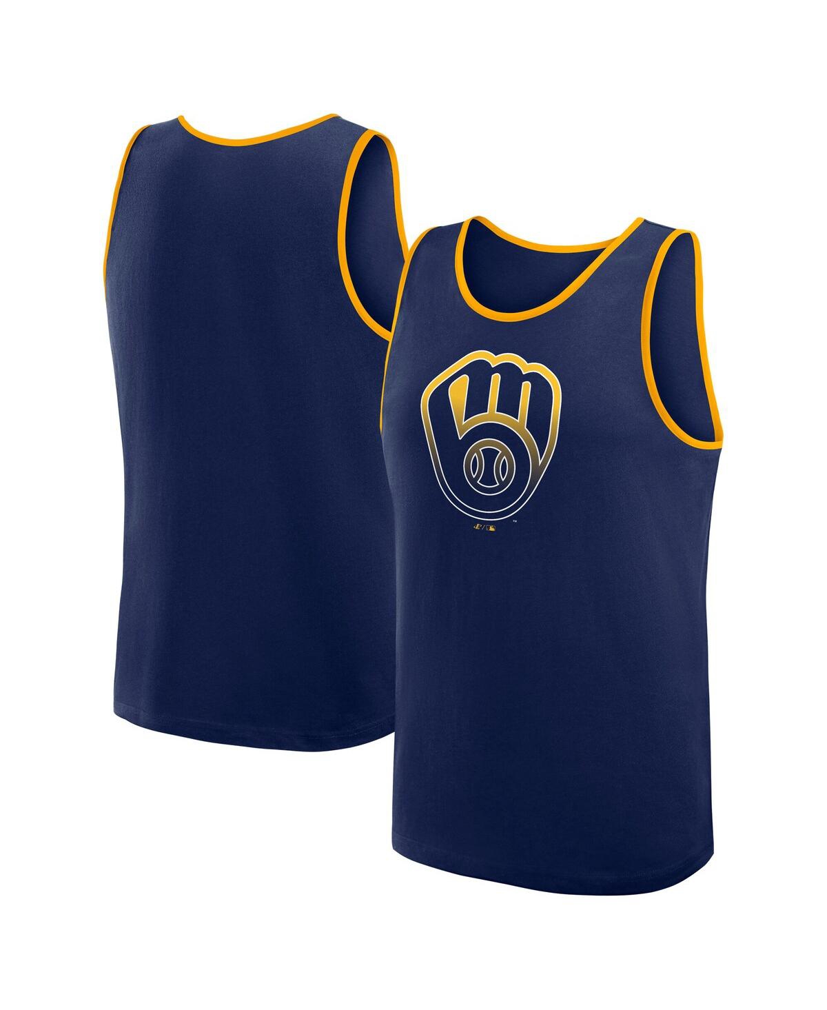 Click here for Logo Athletic Mens Navy Milwaukee Brewers Unmatche... prices