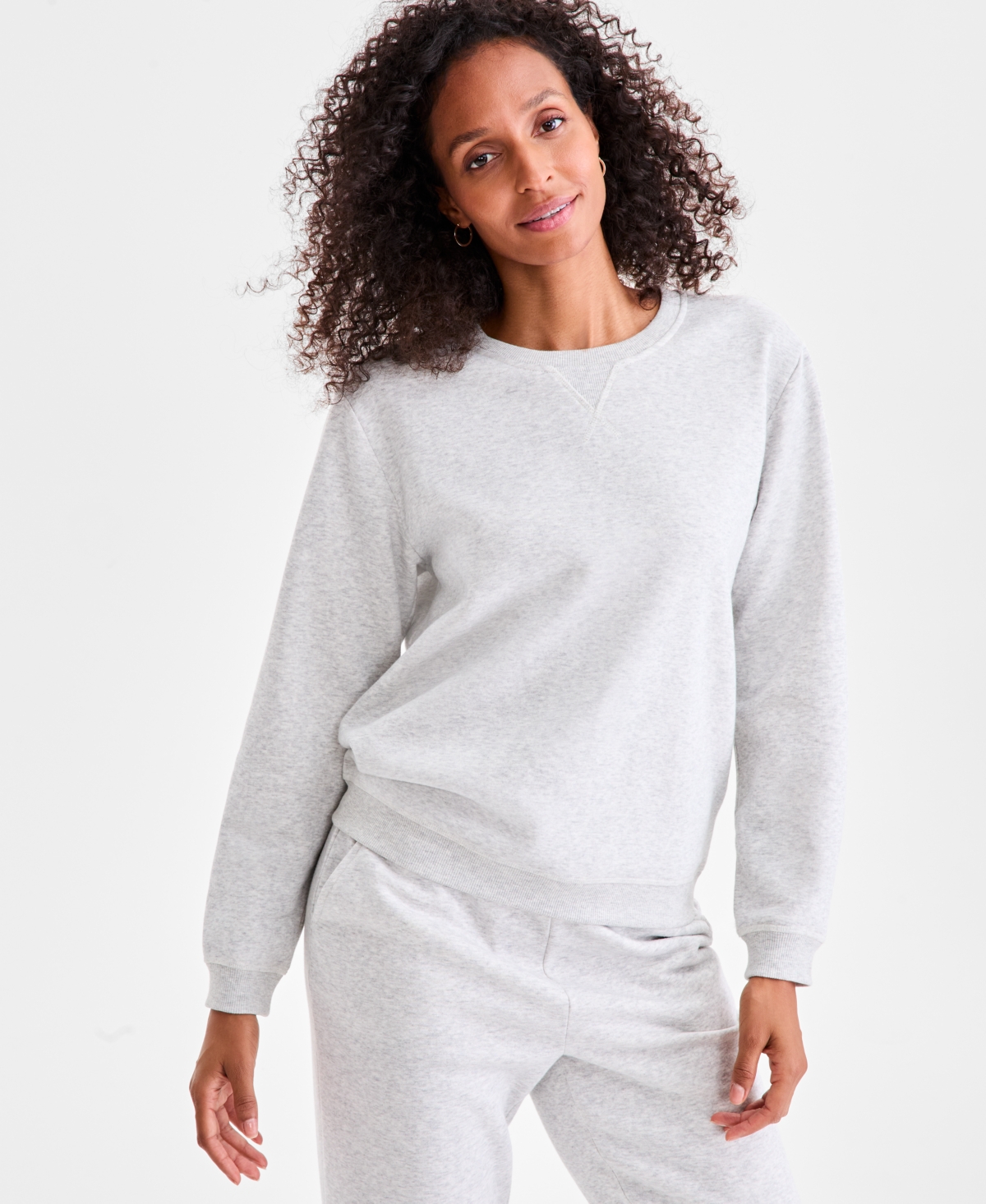 Click here for Style & Co Womens Long-Sleeve Crewneck Sweatshirt... prices