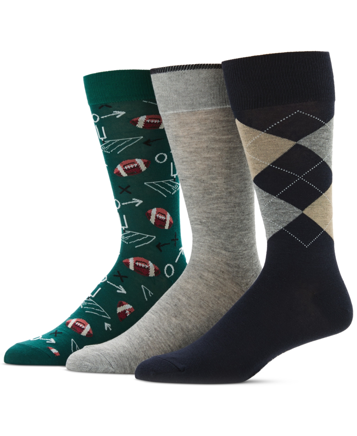 Click here for Perry Ellis Portfolio Mens 3pk. Mixed Patterned So... prices