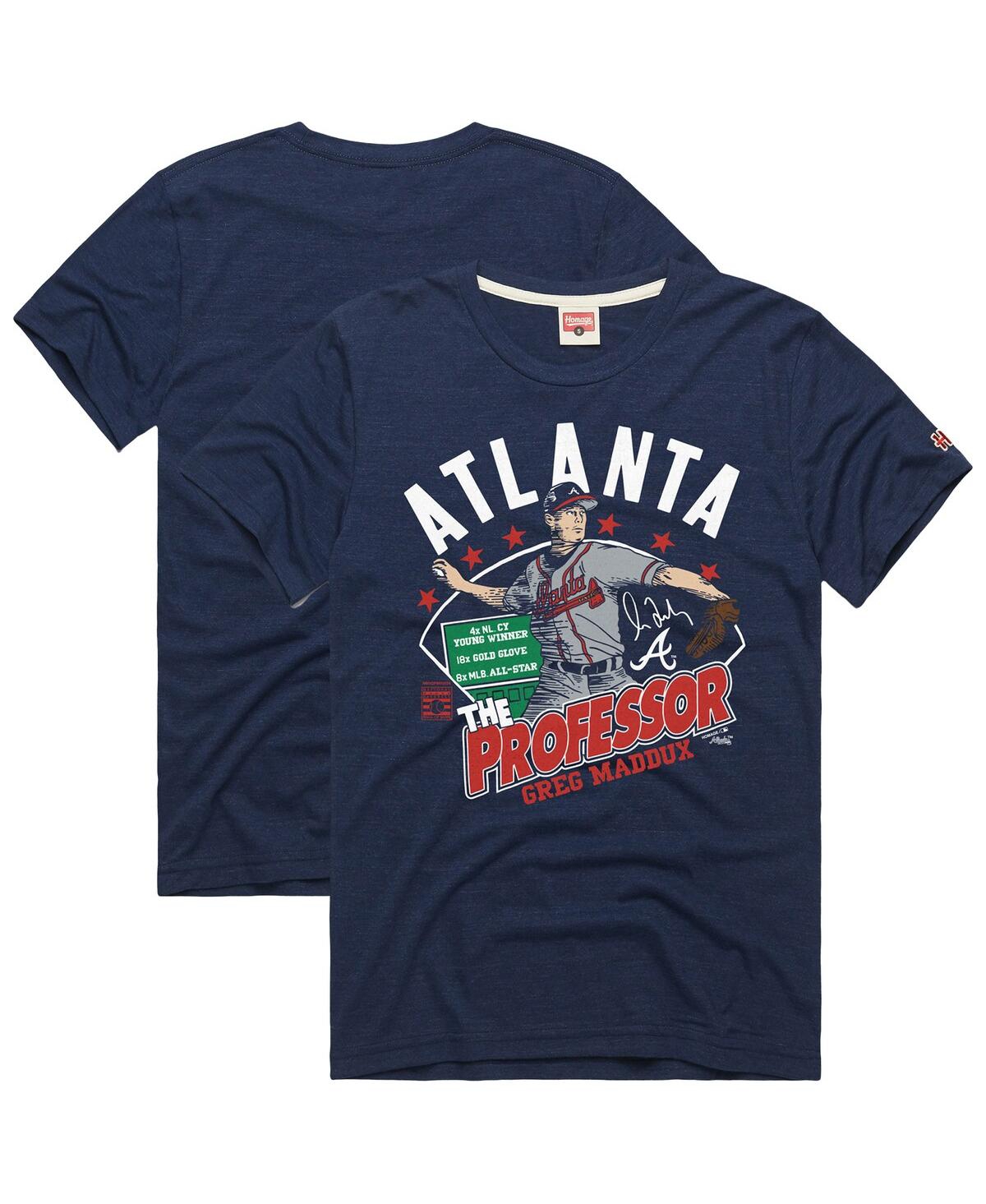 Click here for Homage Mens Greg Maddux Navy Atlanta Braves Graphi... prices