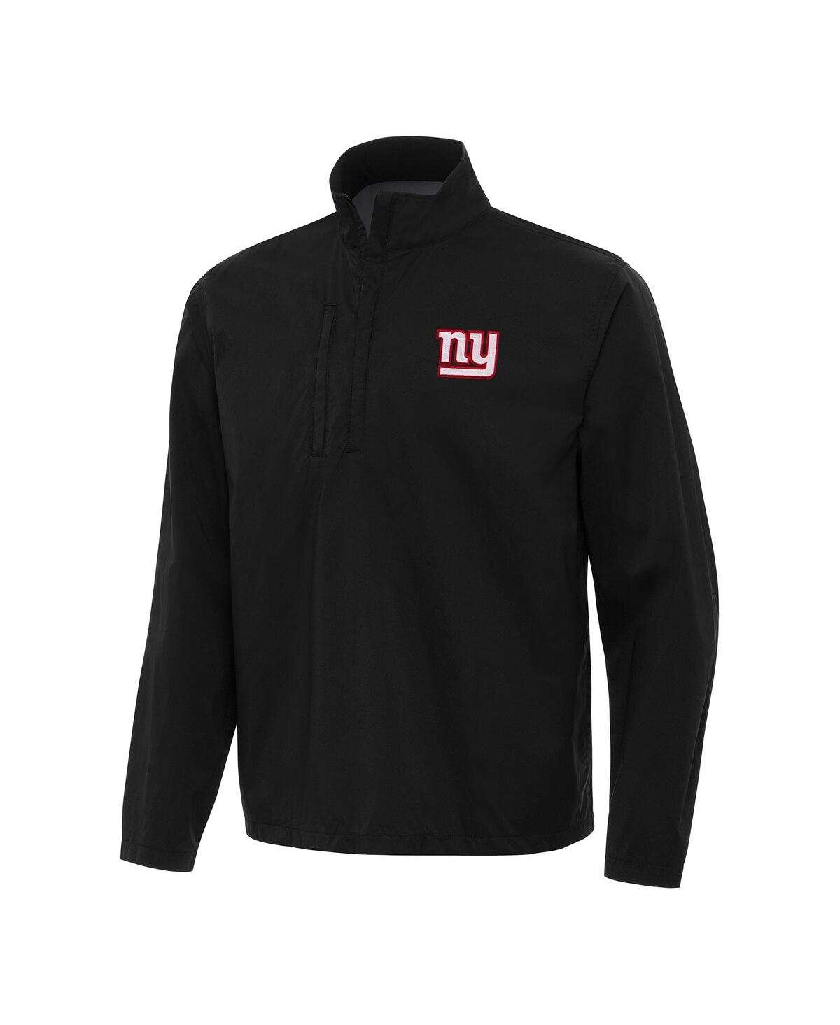 Click here for Antigua Mens Black New York Giants Brisk Quarter-Z... prices