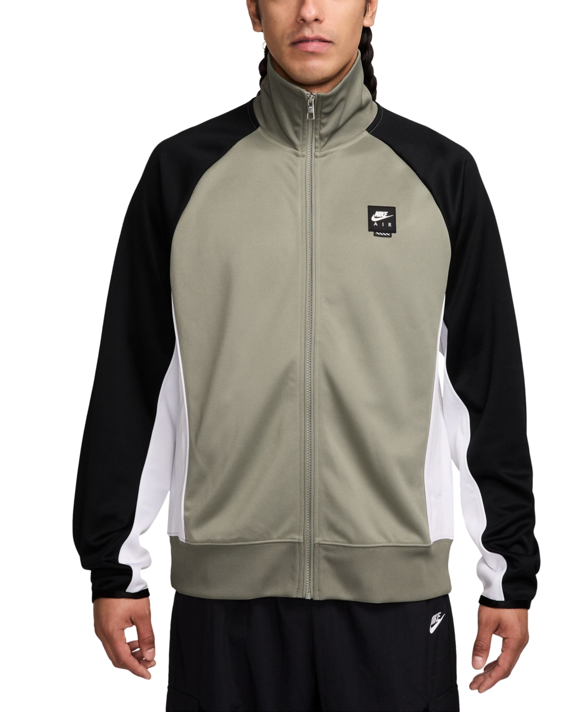 Click here for Nike Air Mens Relaxed Fit Colorblocked Zip-Front J... prices