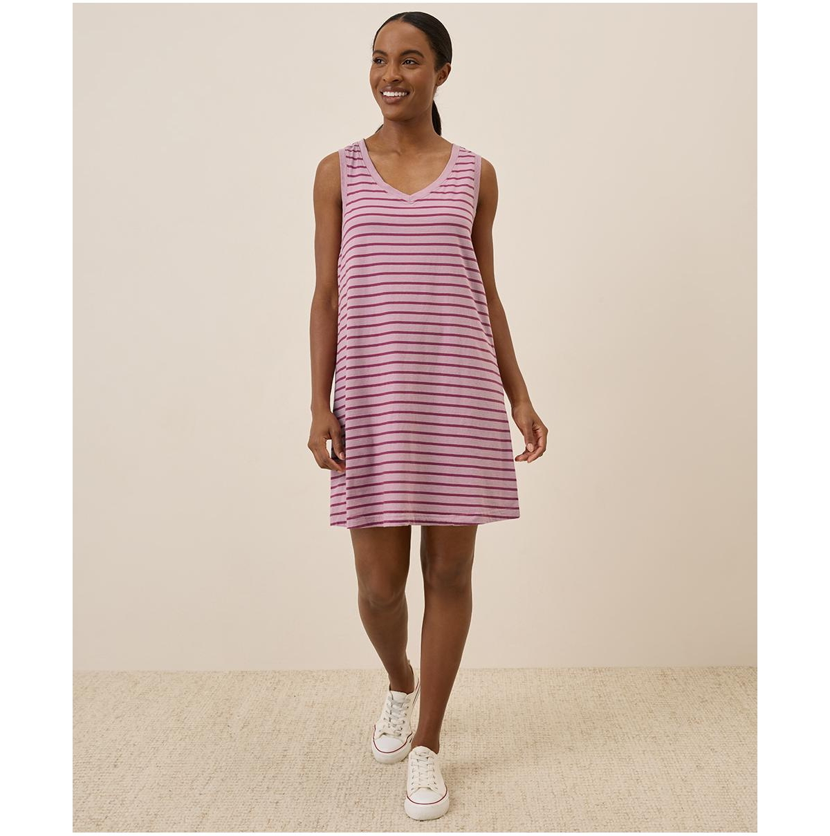 Click here for Pact Womens Organic Cotton Softspun A-Line Tank Dr... prices