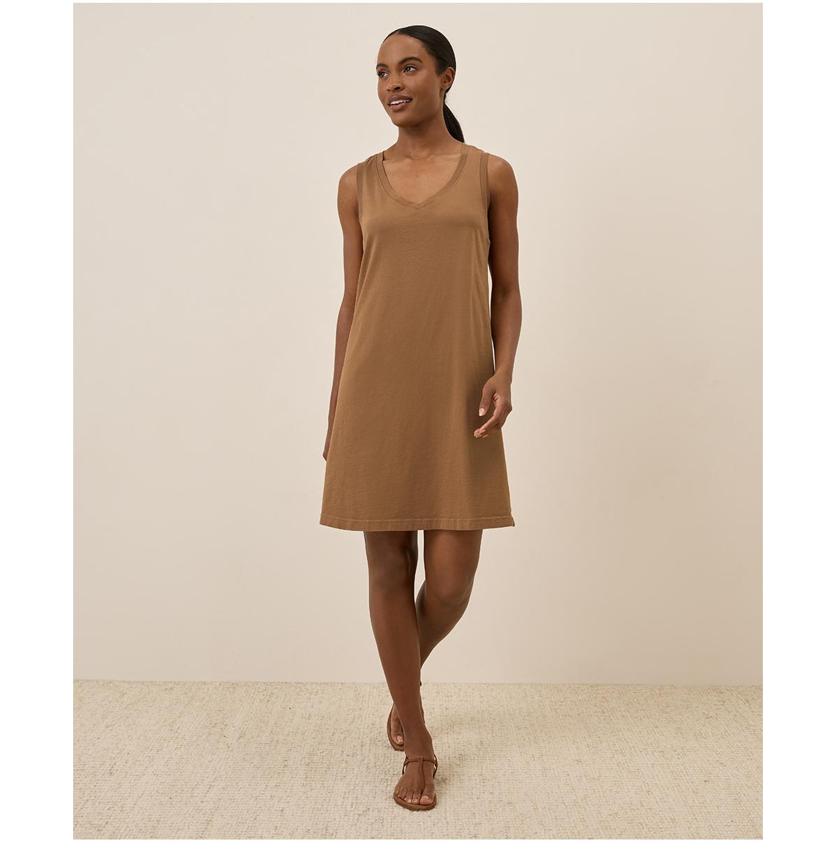 Click here for Pact Womens Organic Cotton Softspun A-Line Tank Dr... prices