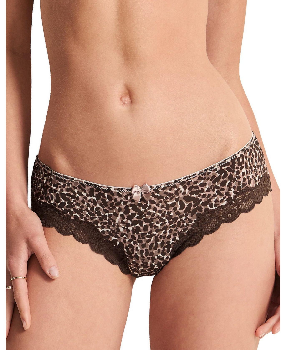 Click here for Adore Me Shea Womens Cheeky Panty - Animal brown prices