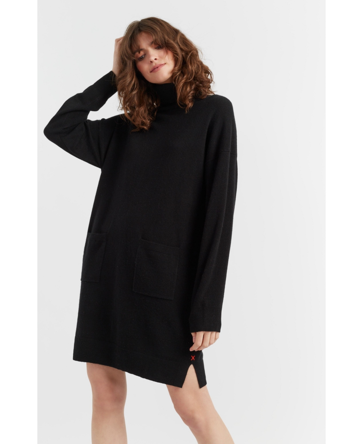 Click here for Chinti & Parker Womens Cashmere Rollneck Dress - B... prices