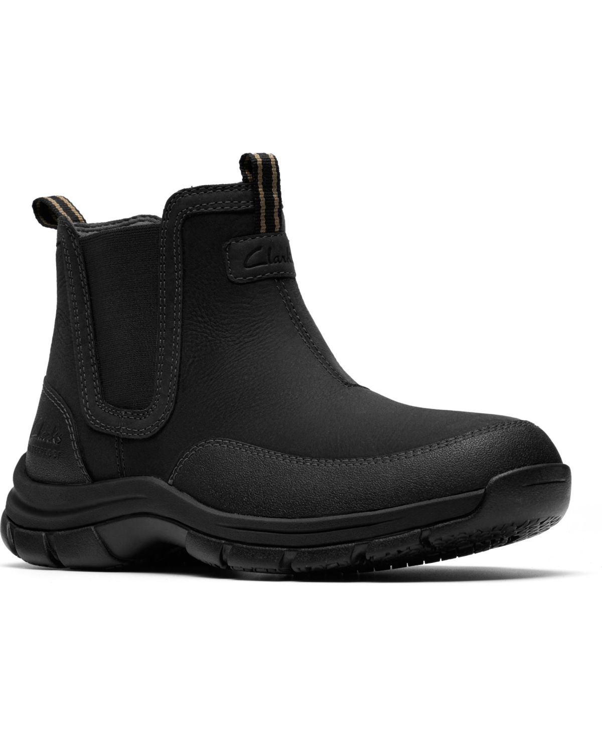 Click here for Clarks Mens Collection Walpath Easy Boots - Black... prices