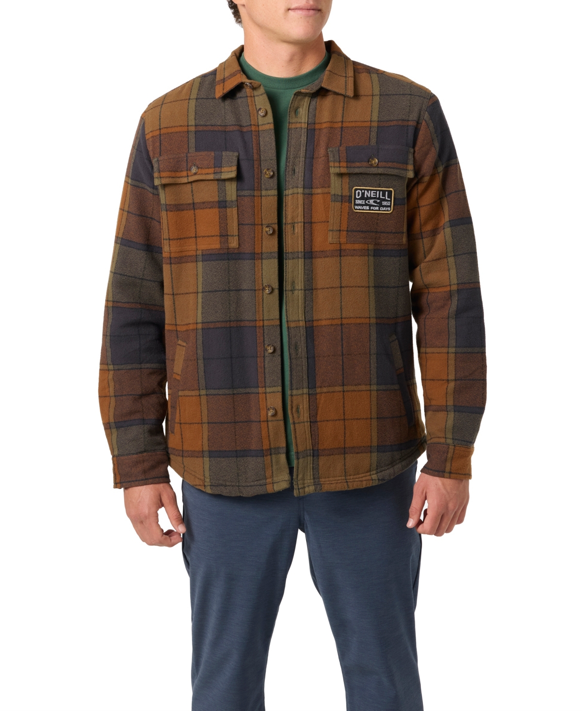 Click here for ONeill Mens Redmond High Pile Lined Jacket - Dachs... prices