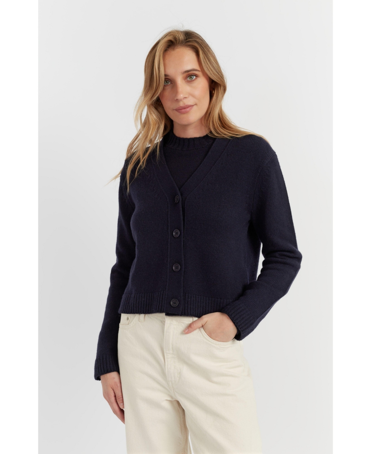 Click here for Chinti & Parker Womens Pure Cashmere Cardigan - Na... prices
