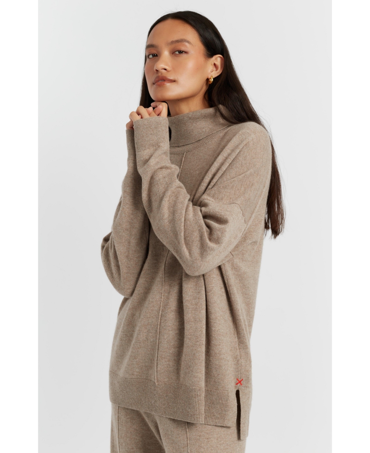 Click here for Chinti & Parker Womens Relaxed Roll Neck Wool & Ca... prices