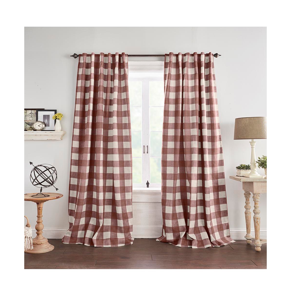 Click here for Elrene Home Fashions Grainger Buffalo Check Blacko... prices