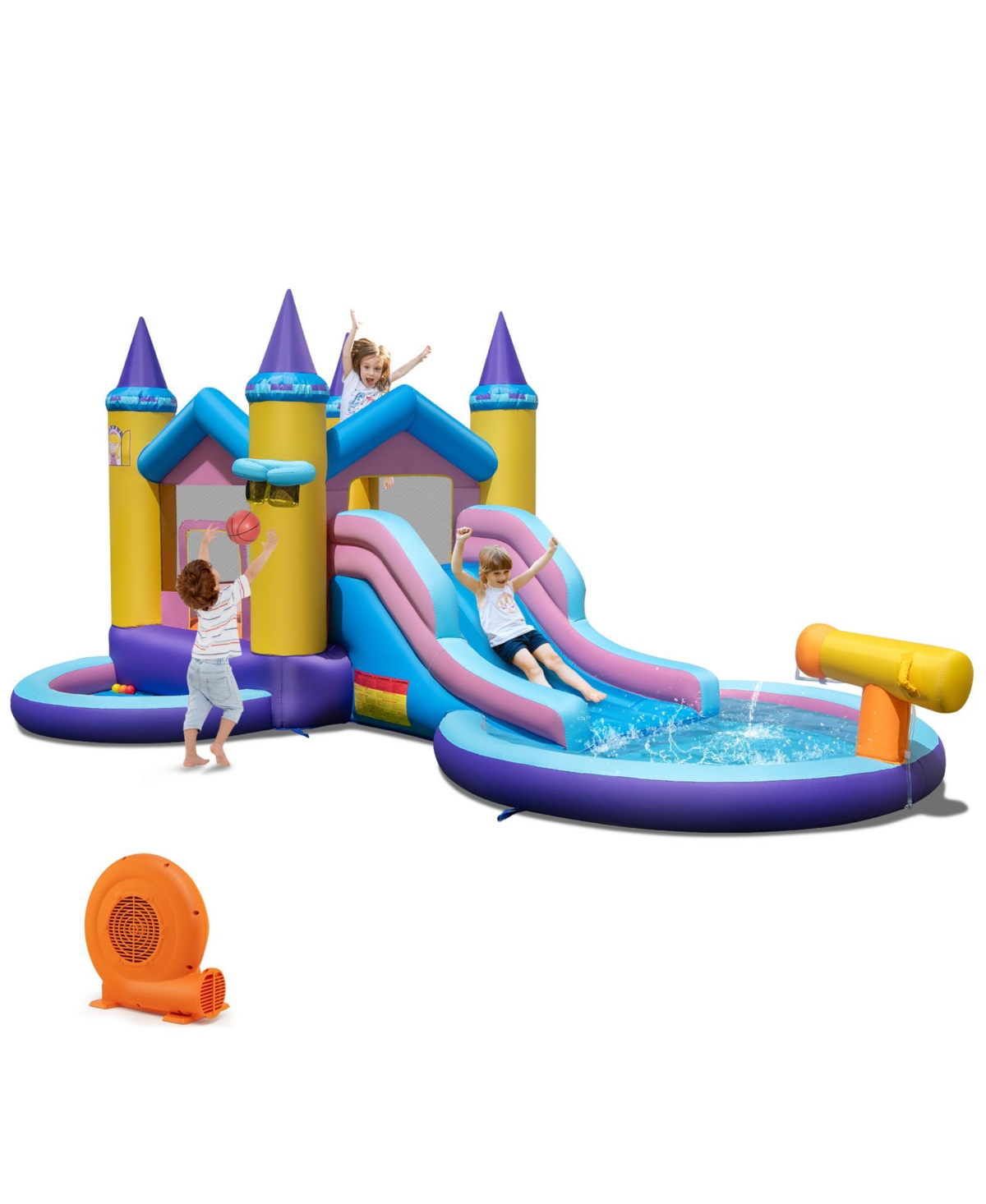 Click here for Gymax Kids Inflatable Water Slide w/ Slide Splash... prices