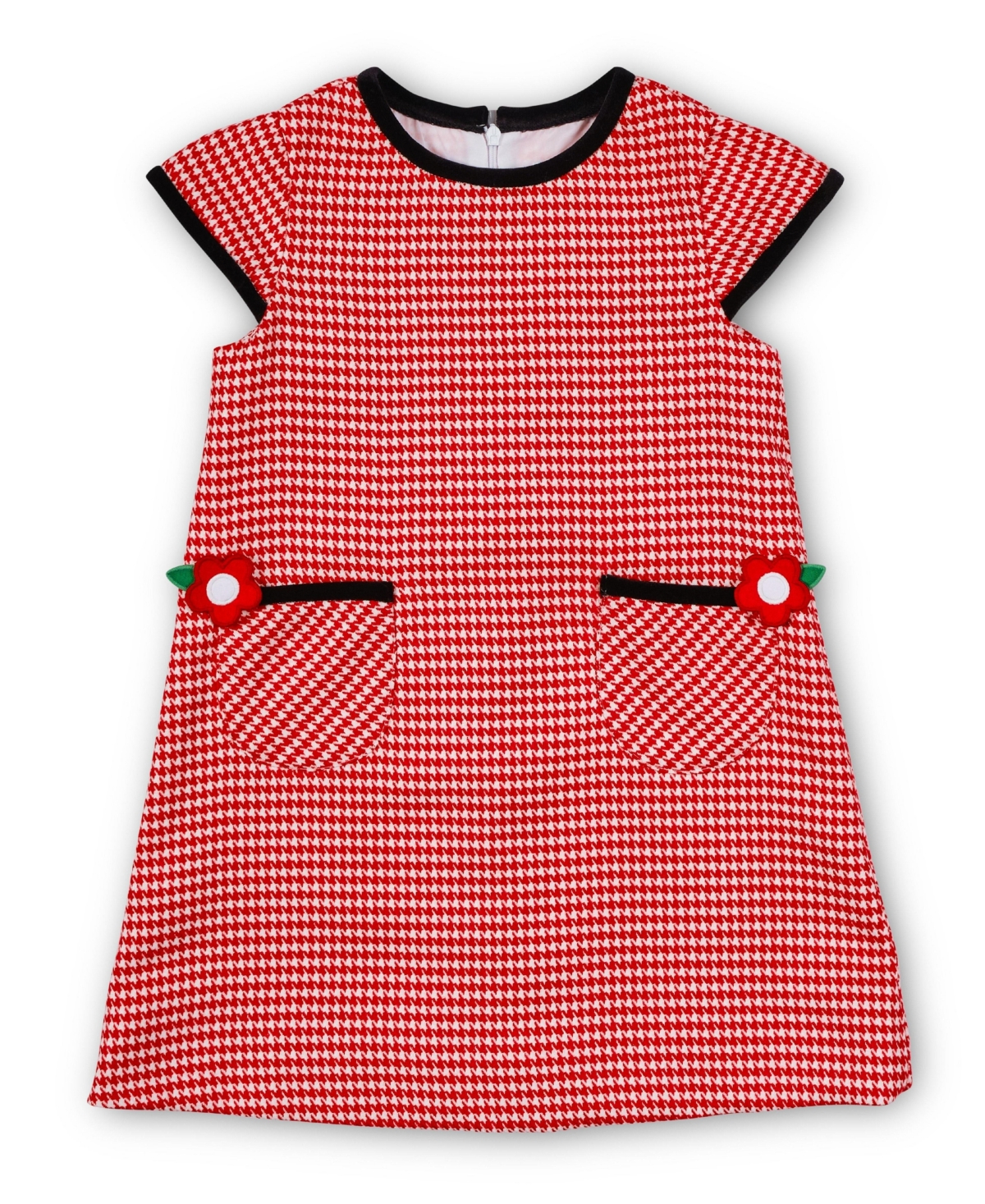 Click here for Florence Eiseman Houndstooth Dress With Flowers prices