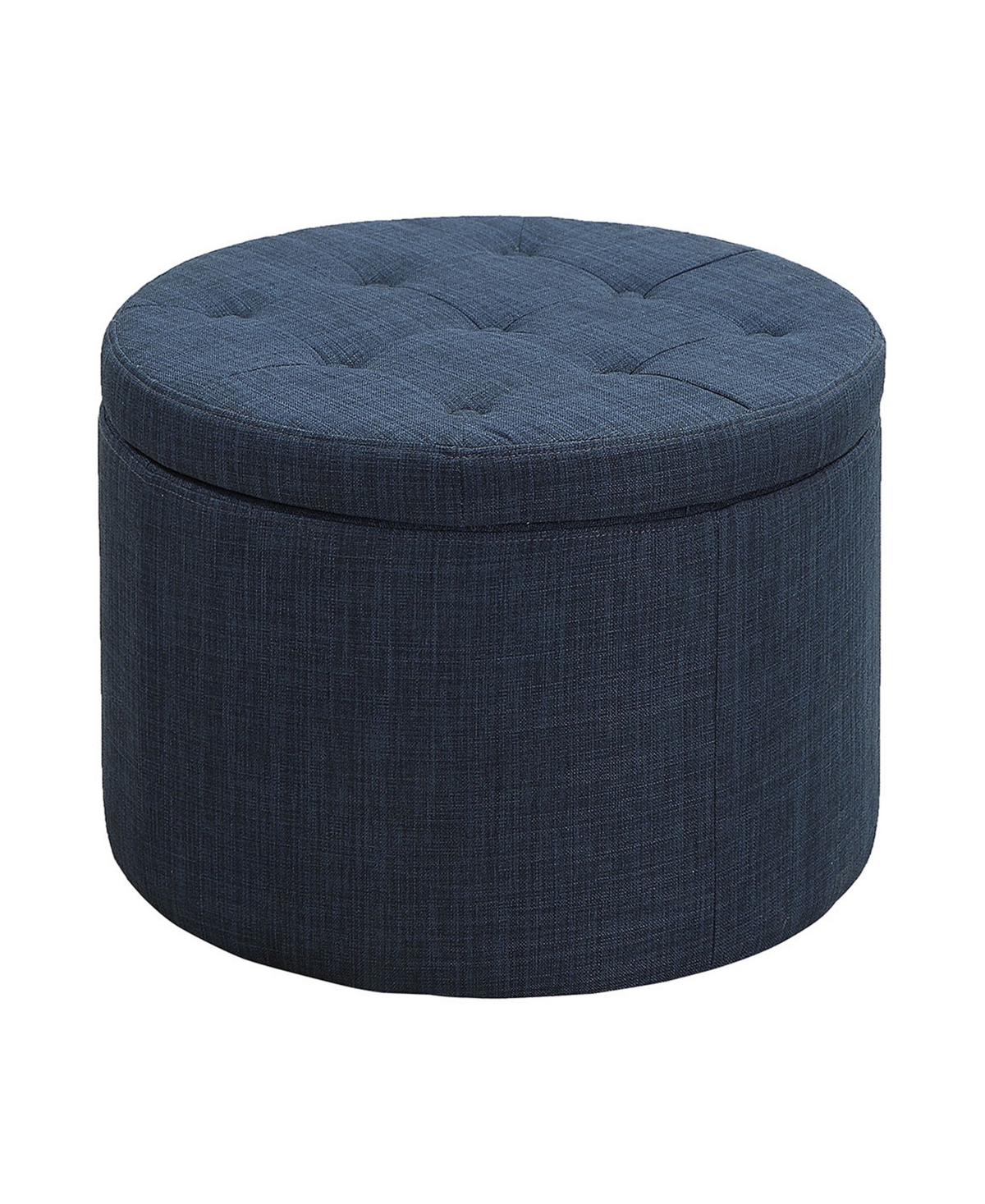 Click here for Convenience Concepts 22 Faux Linen Round Shoe Stor... prices
