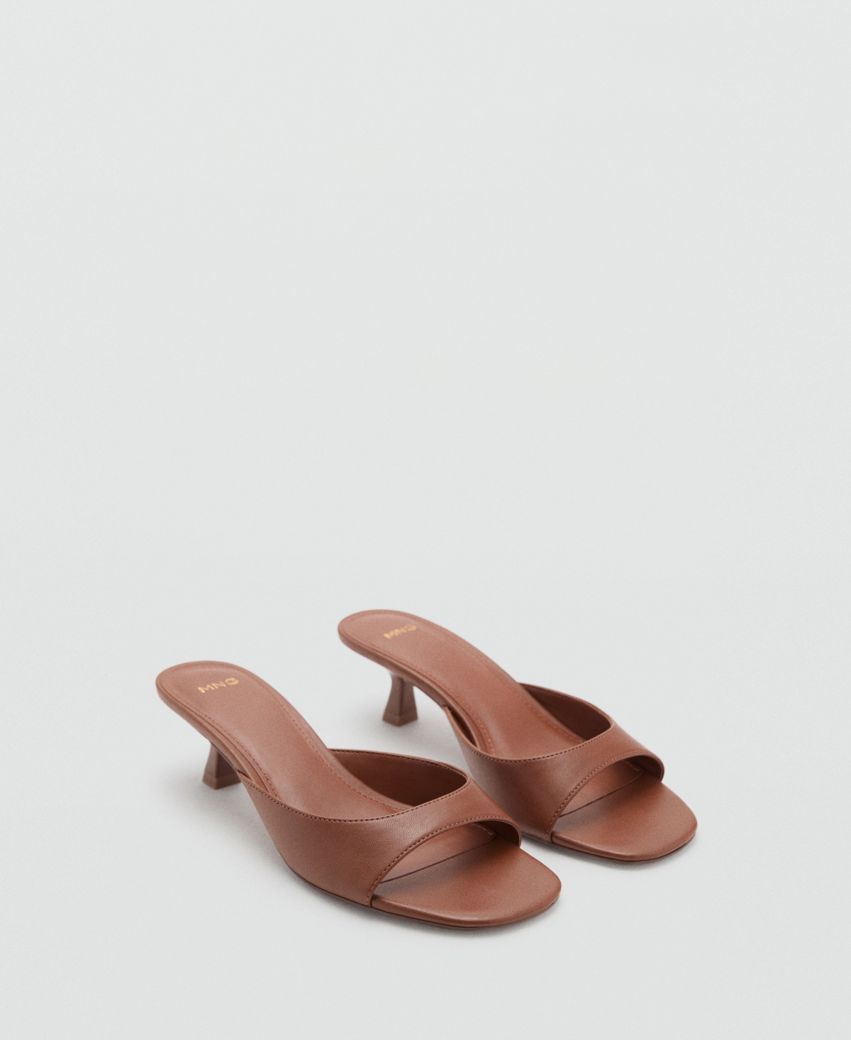 Click here for Mango Womens Kitten Heel Sandals - Leather prices