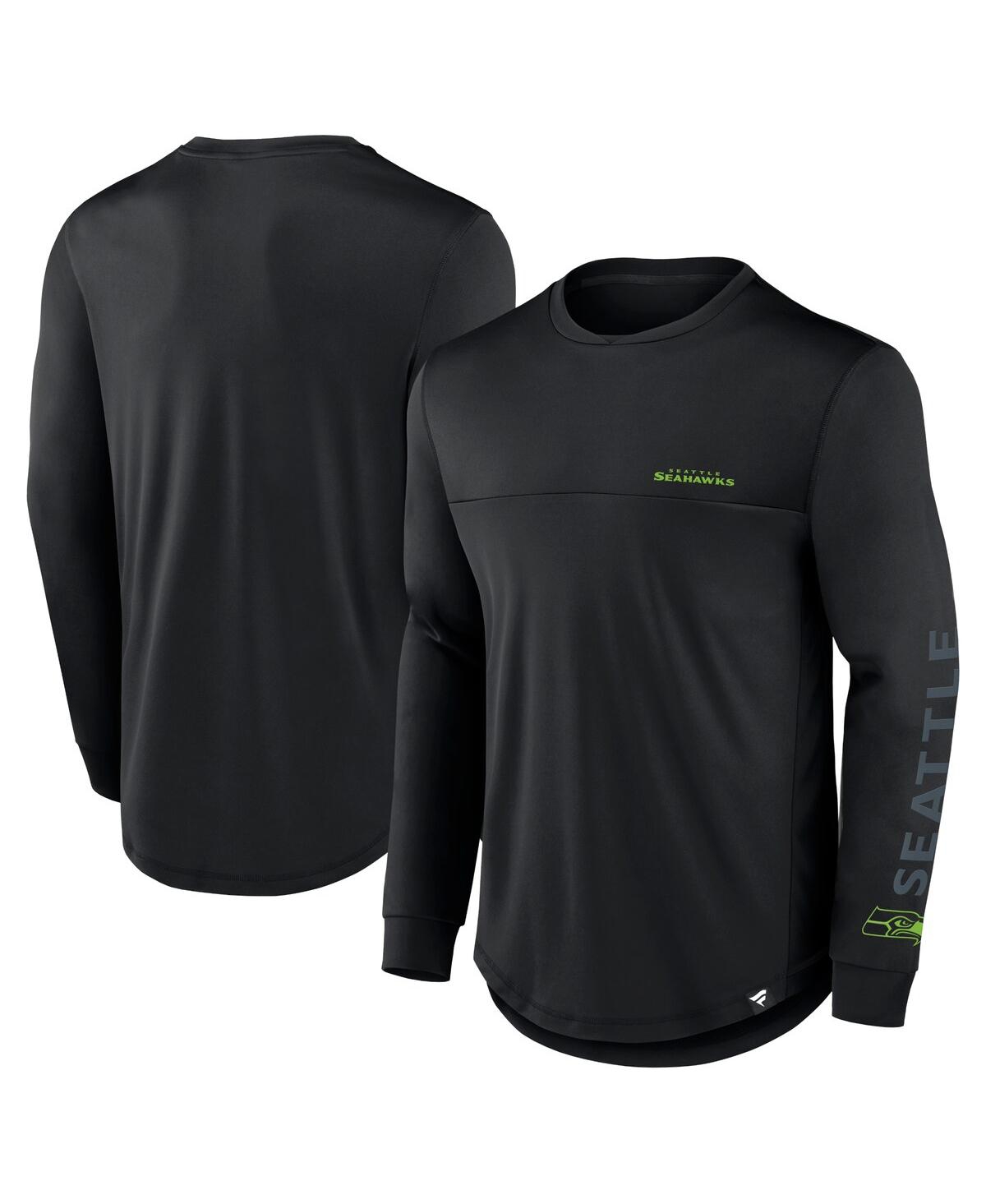 Click here for Fanatics Mens Black Seattle Seahawks Blackout Long... prices