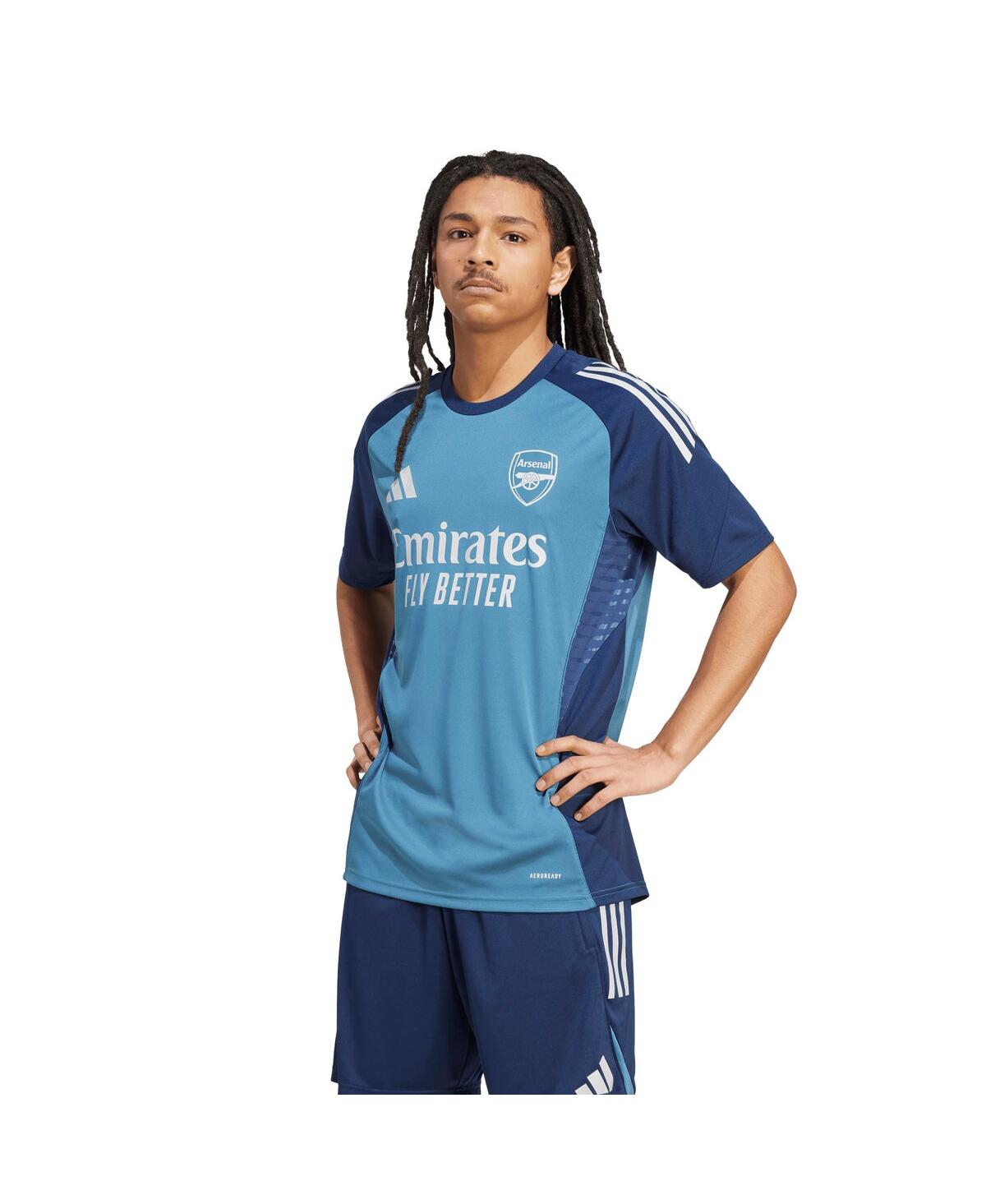 Click here for Adidas Mens Light Blue Arsenal 2025/26 Aeroready T... prices