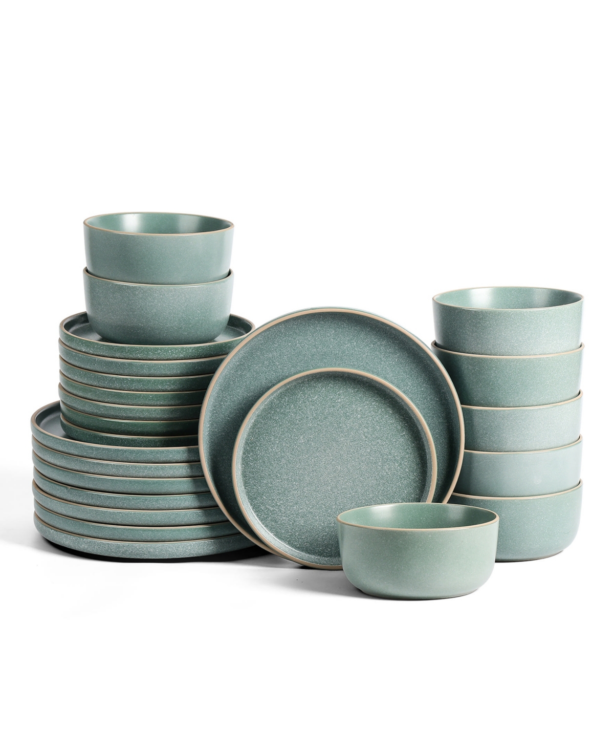 Click here for Earth & Clay Amber 24 Pc. Dinnerware Set  Service... prices